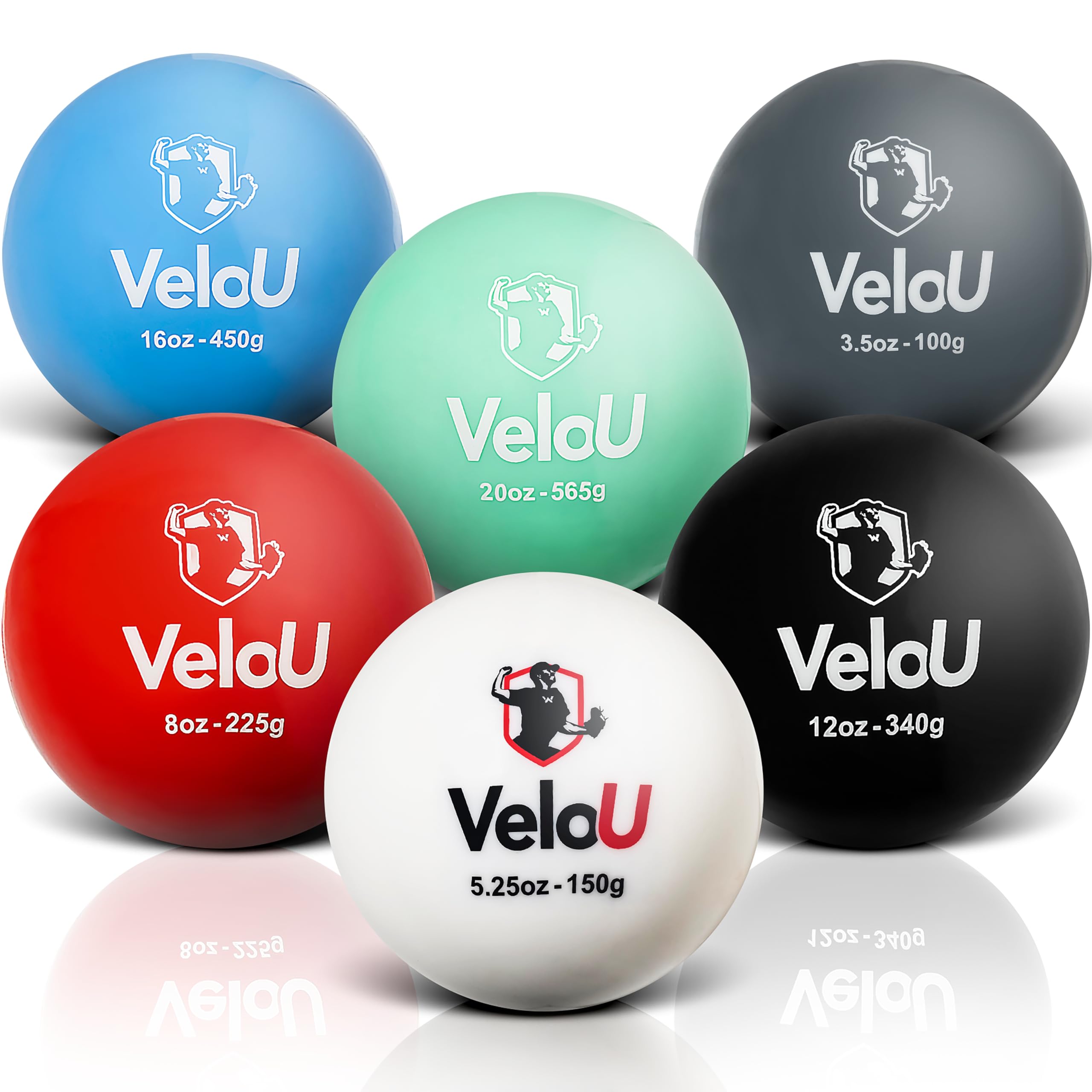 Snapklik.com : Weighted Balls For Baseball 6 Ball Set: Withstands ...
