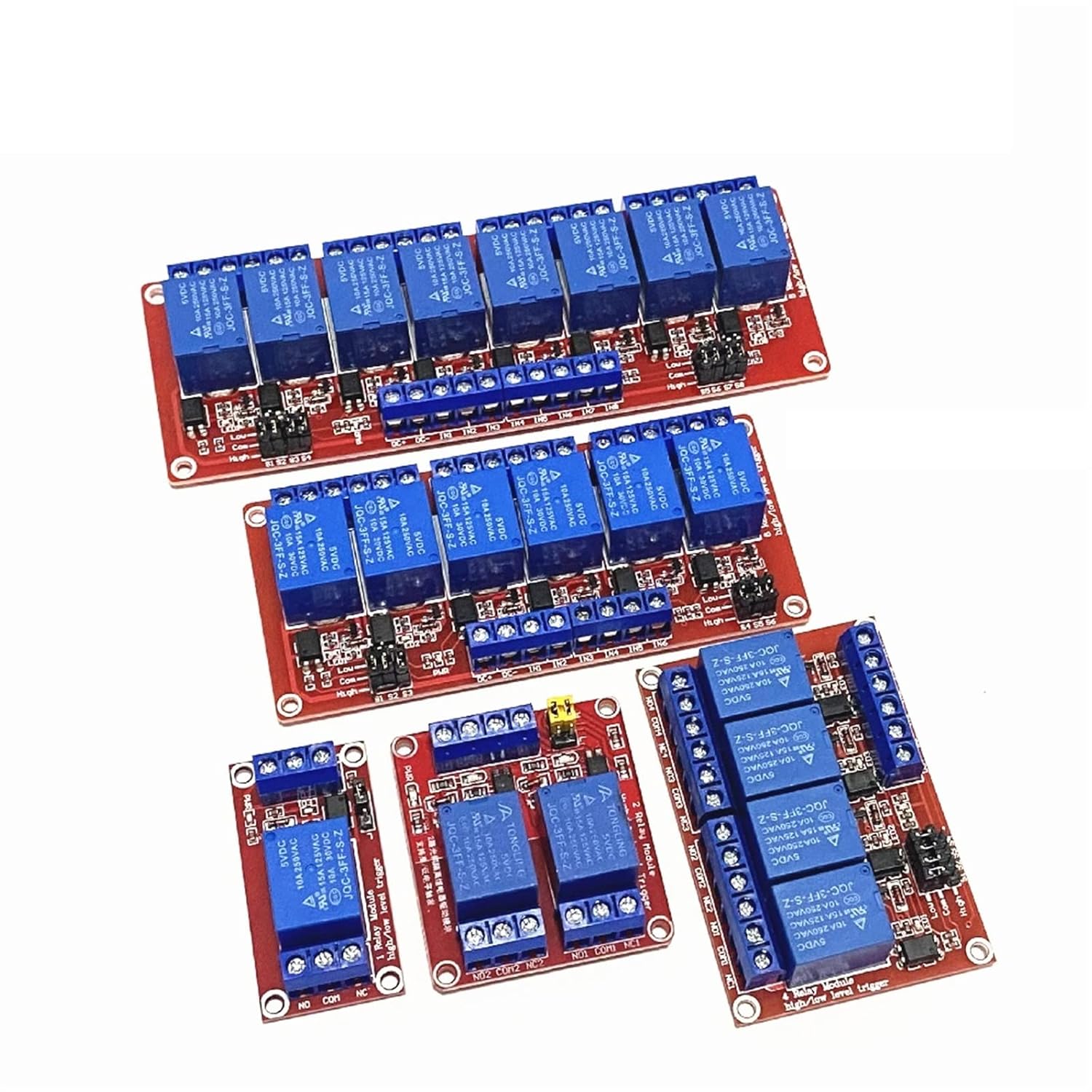 KENID 5V 12V 24V 1/2/4/8 Channel Relay Module High and Low Level ...