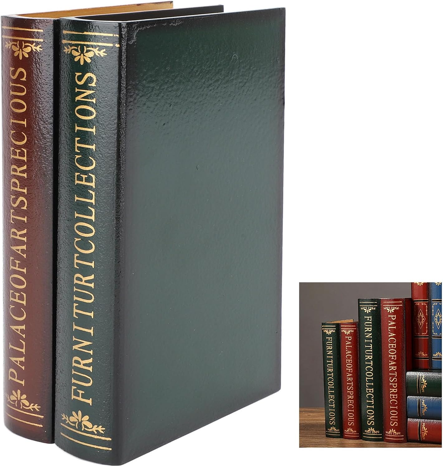Amazon.com: Qukaim Decorative Book Boxes, Simulation Fake Book Box ...