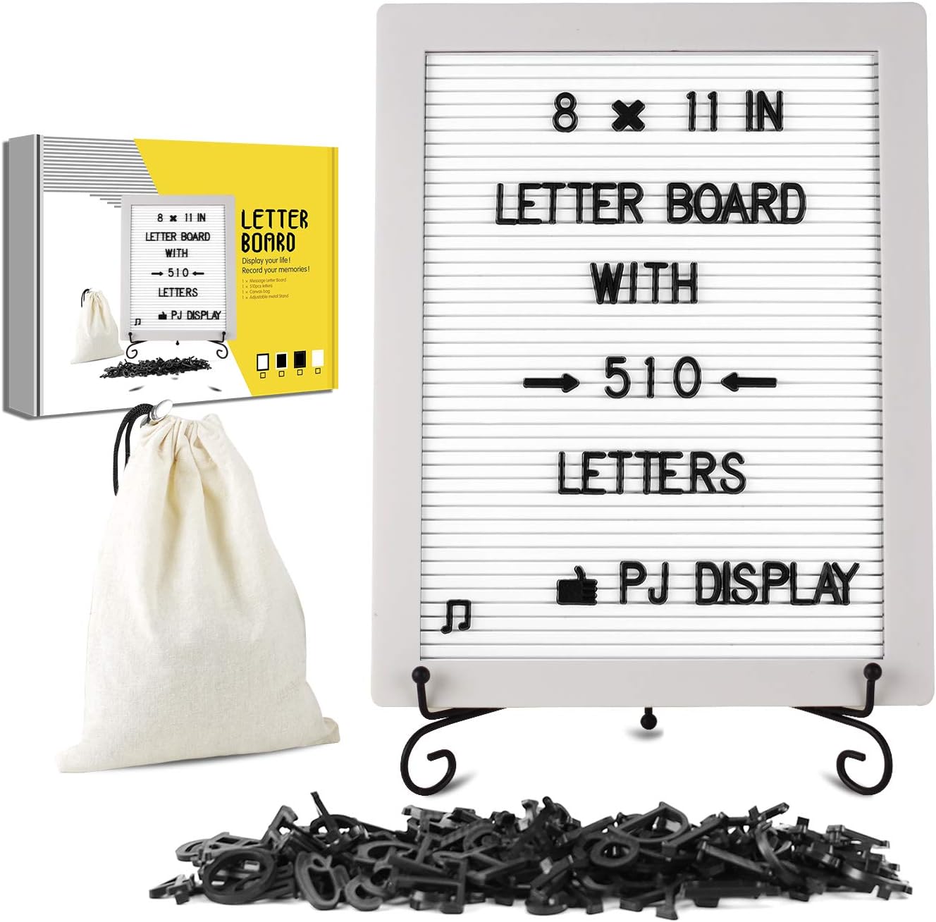 Amazon.com : PUJIANG Message Letter Board 8X11Inch, Plastic Message ...