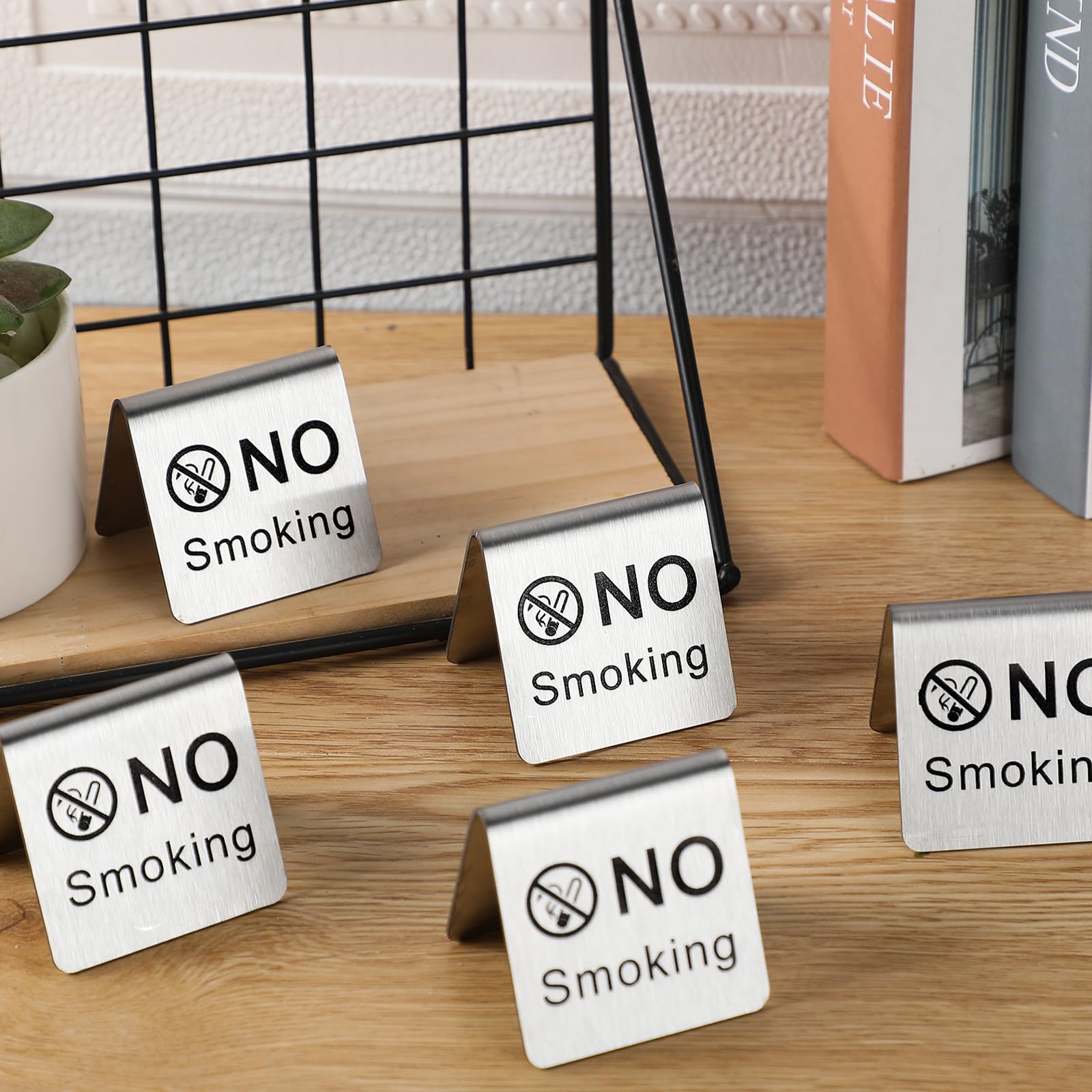 Adt Security Signs Stainless Steel No Smoking Table Notice - Mileta ...