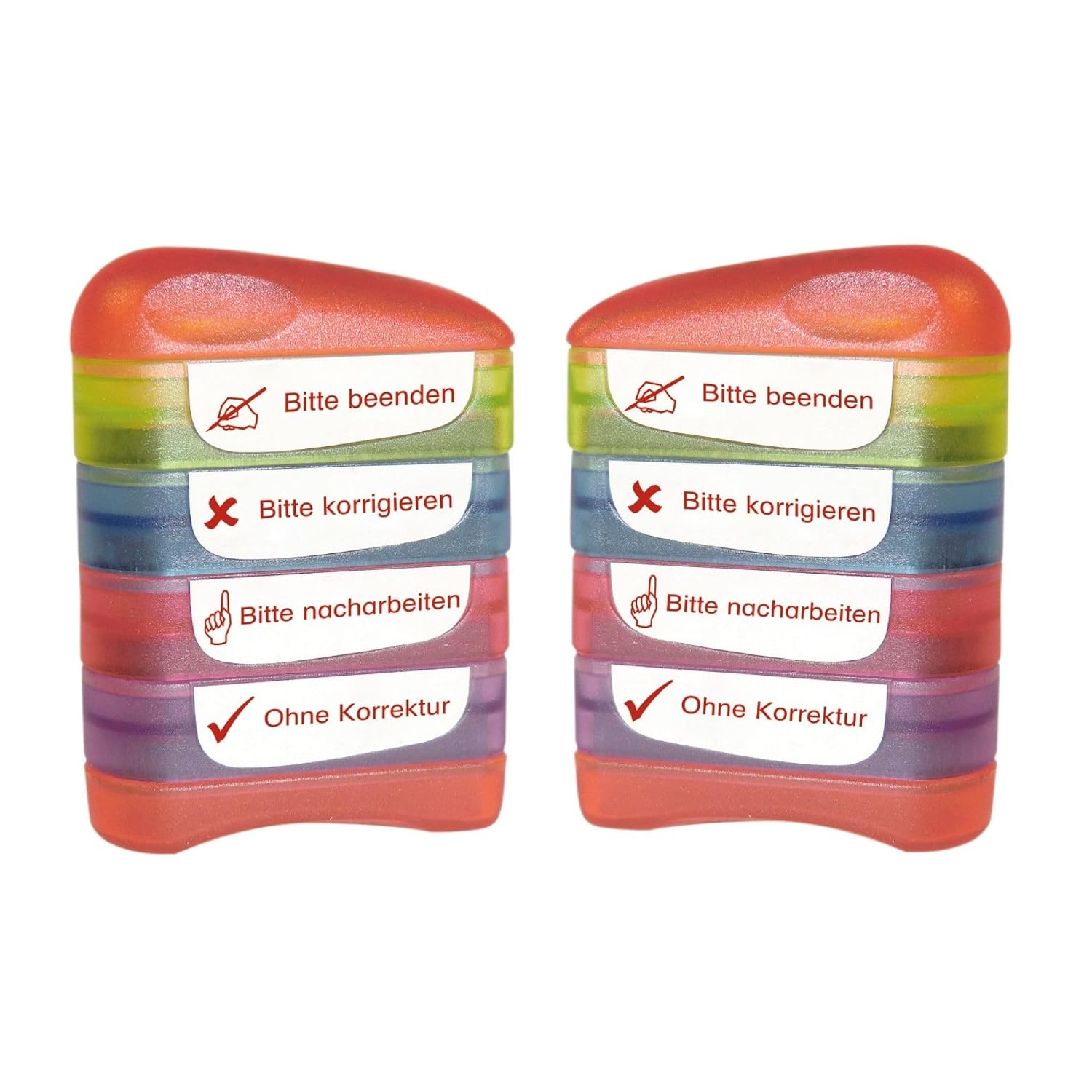 TimeTEX - "Perpetuum" Siebdruck-Stempel 4-in-1 "Bitte beenden ...