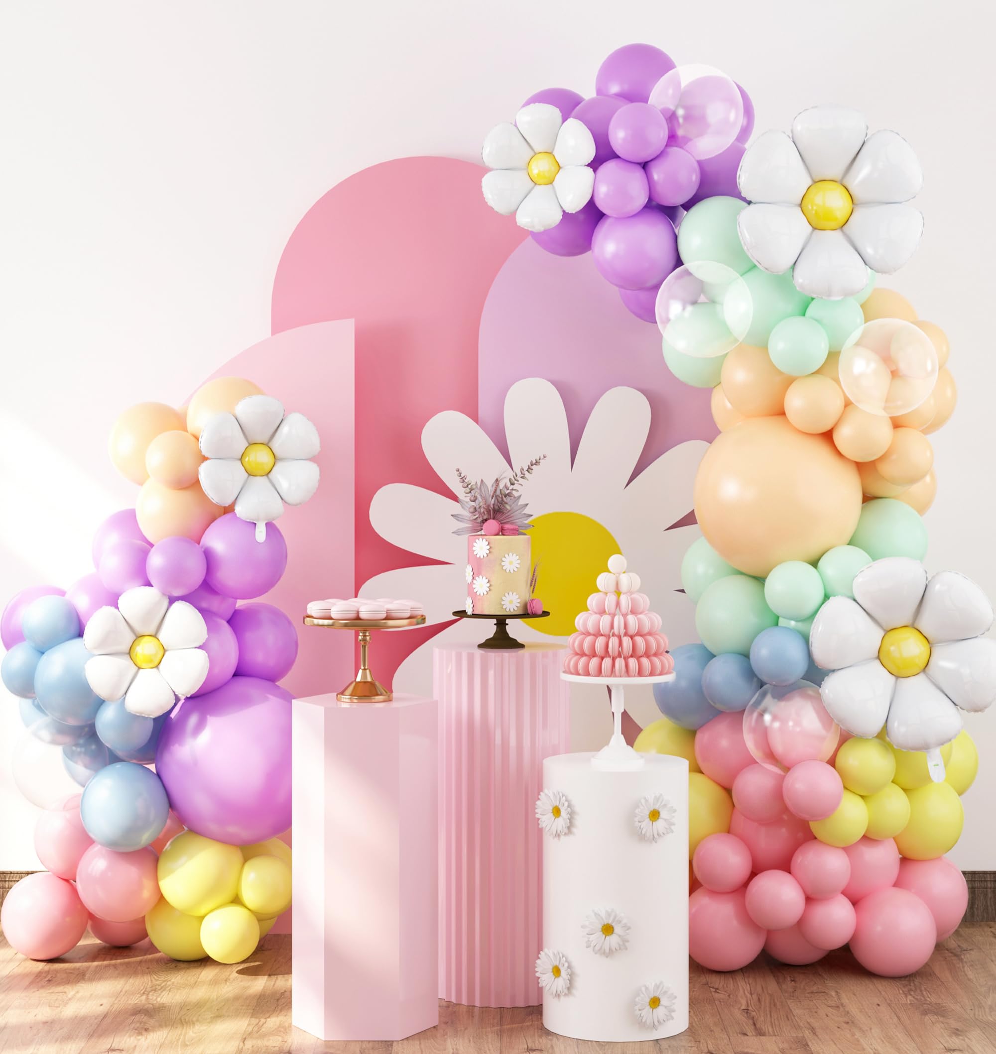 Balloon Wreath With Deflated Balloons