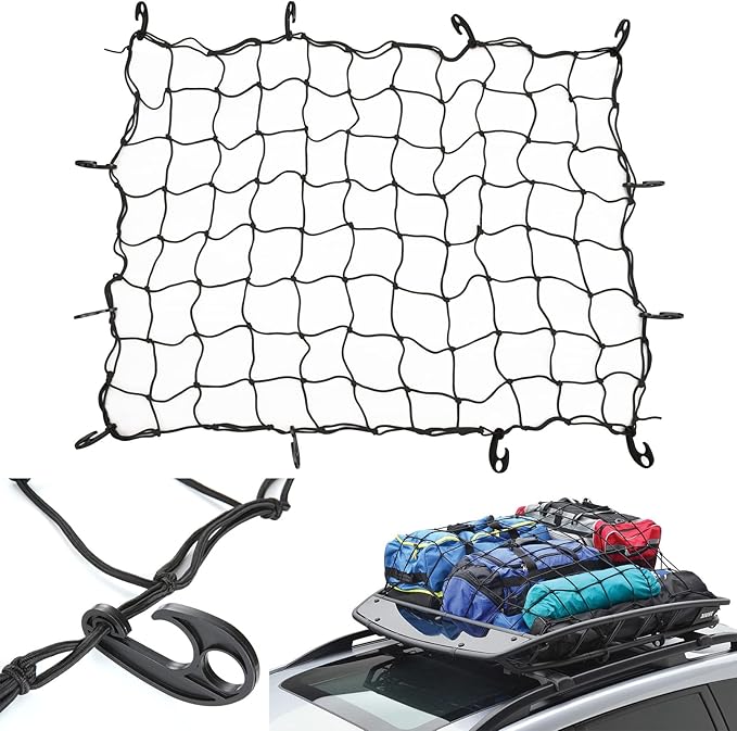 GOYADA 2 PCS Cargo Net 3 x 4ft to 6 x 8ft, Pickup Truck Bed Cargo ...