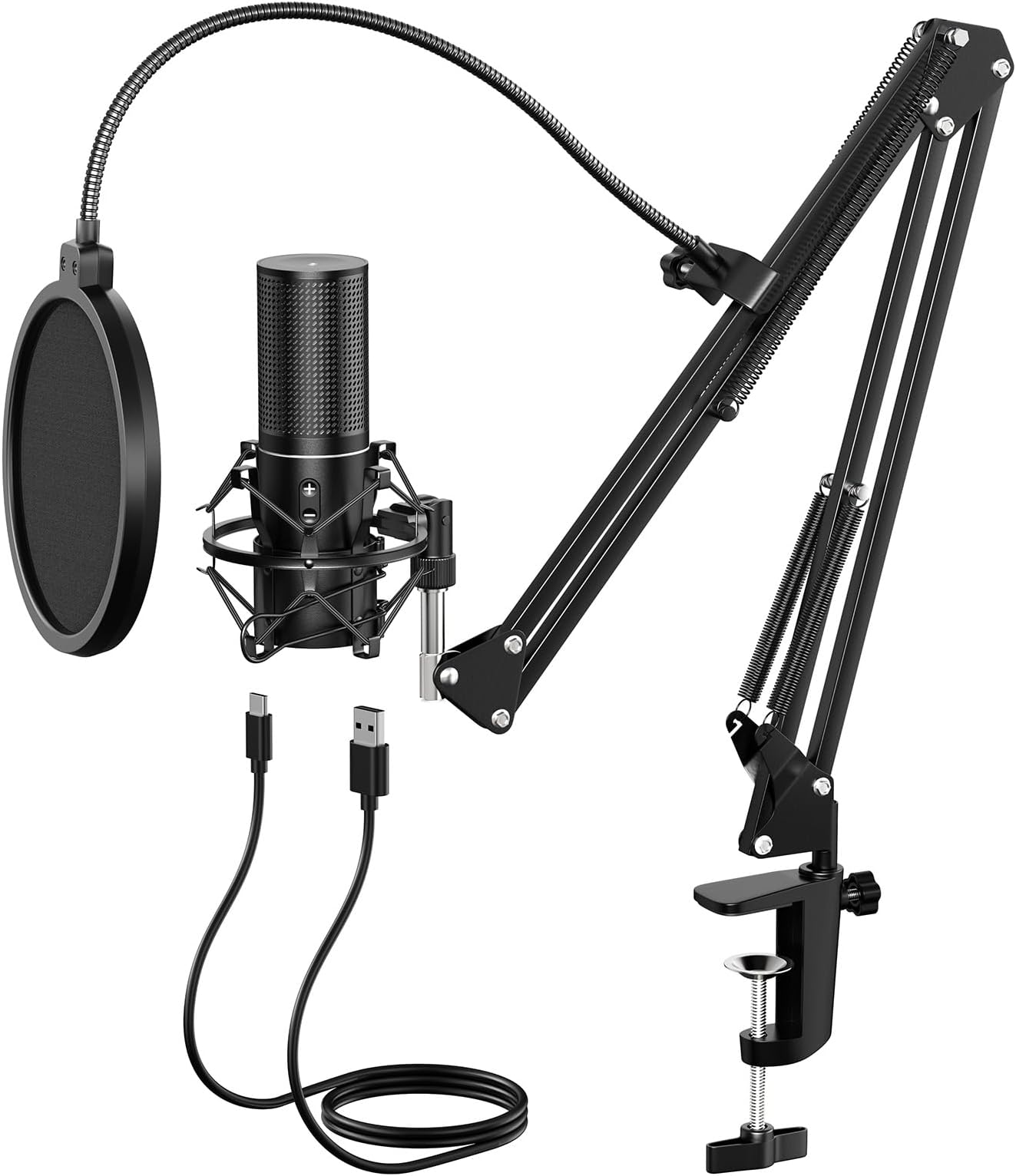 Tonor Q9 USB Microphone Condenser Microphone Kit Cardioid : Amazon.de ...