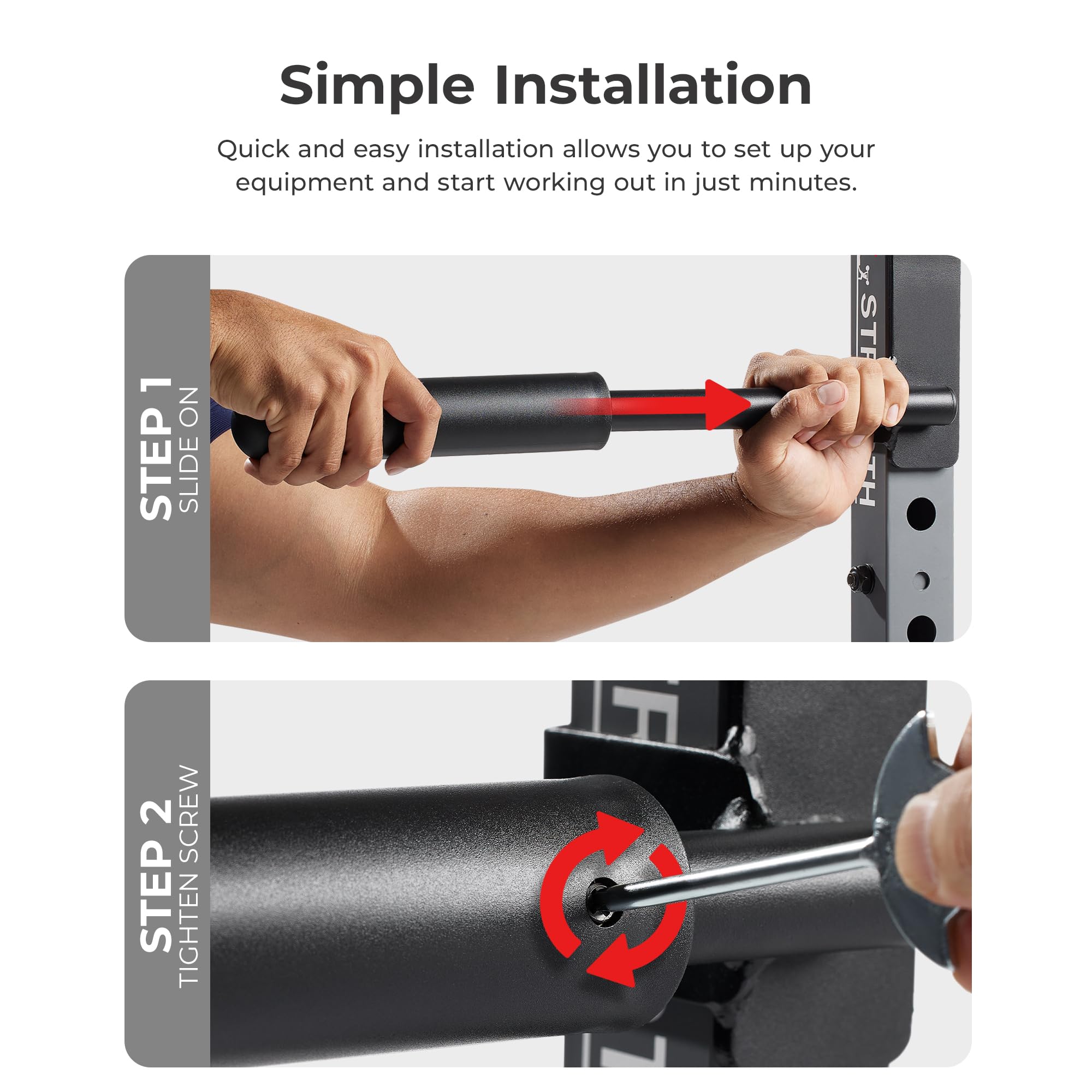 Snapklik.com : Sunny Health & Fitness Weight Plate Holder Sleeve For 2 ...