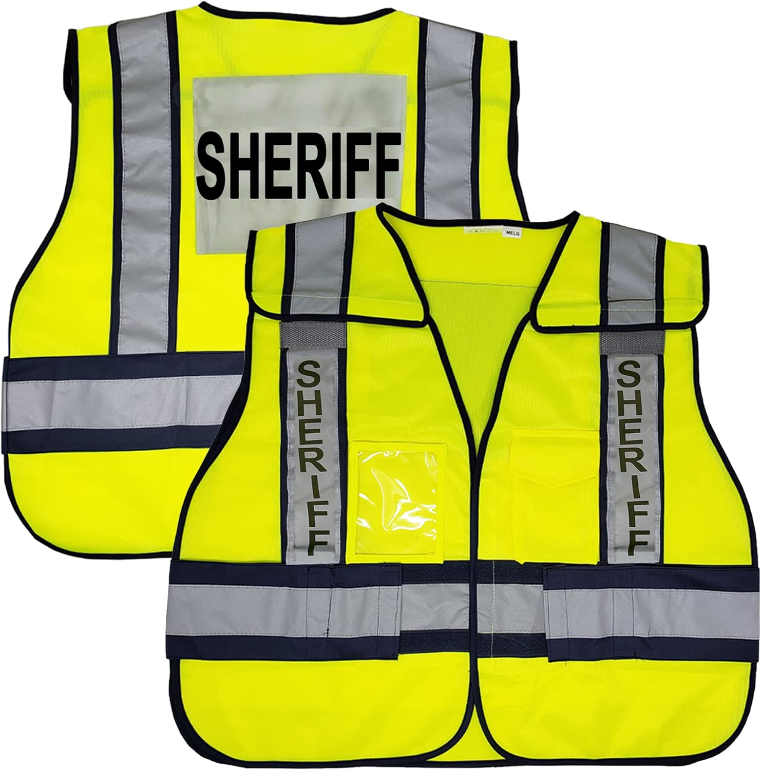 Amazon.com: VIEWBRITE Reflective Class 2 EMS Vest Lime Green - 5 Point ...