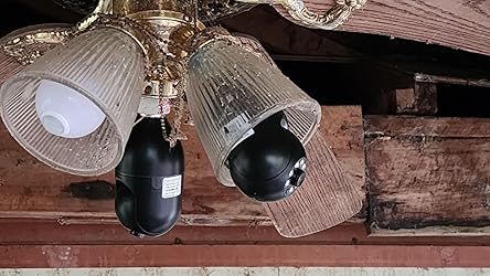 Amazon.com : Light Bulb Security Camera 5G WiFi 2K Light Socket ...