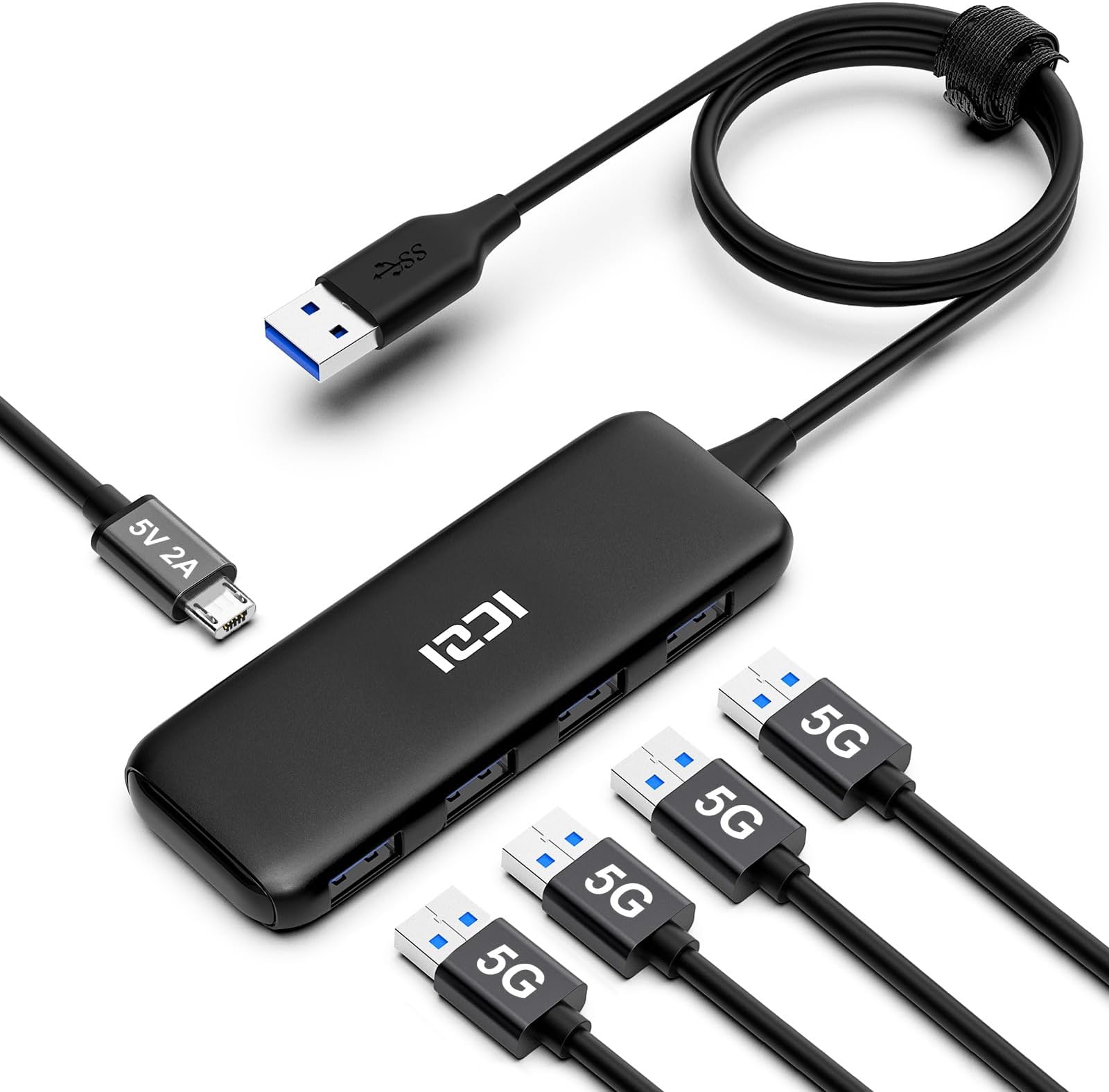 Amazon.com: Anker USB Hub 4 Ports, Multiple USB 3.0 Hub, USB Splitter ...