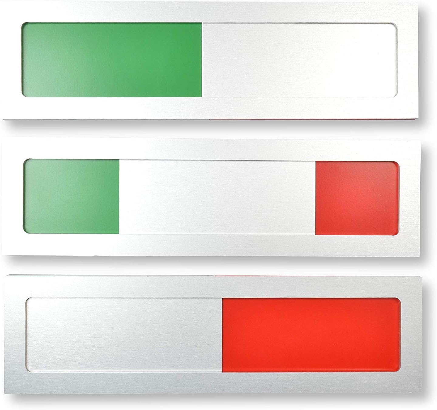 Frei - Besetzt Universal Schild Modell S Aluminium - Mit Schieber ...