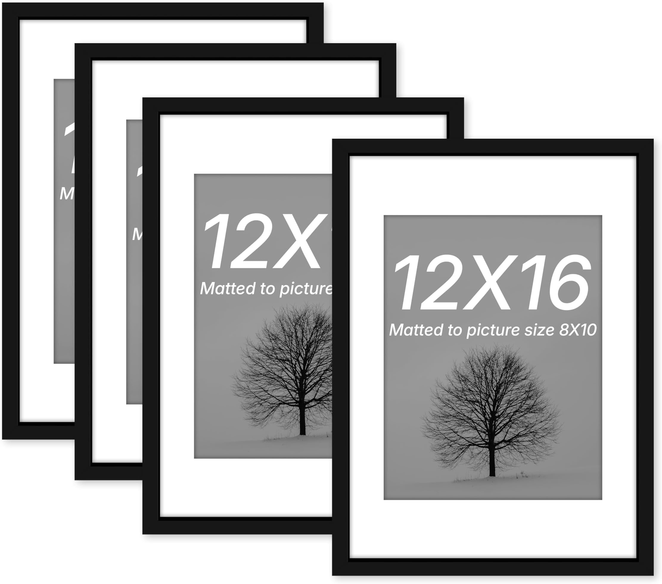 AG CRAFTS A3 Photo Frame, White Wood Wall A3 Size Photo Frame Home and ...