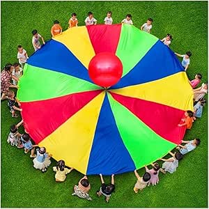 Amazon.com : Play Parachute, Parachute Game, Teamwork Outdoor Games ...