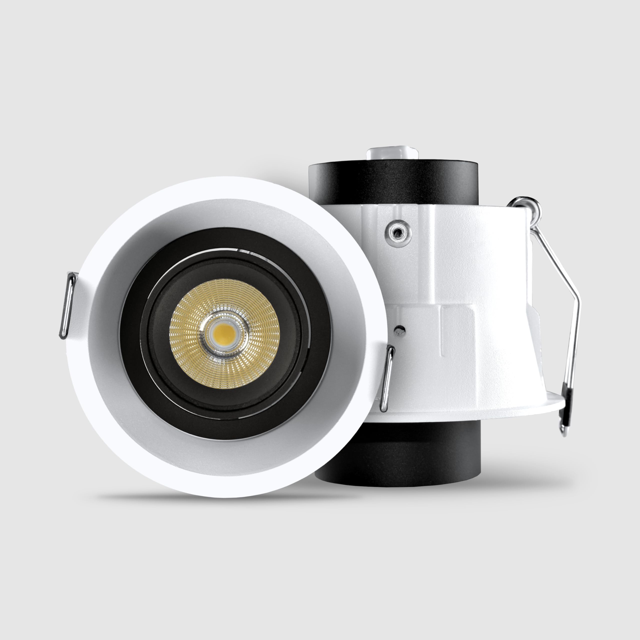 Smartway® - Merit 8 Watt Recessed COB Downlight (Outer- White, Inner ...