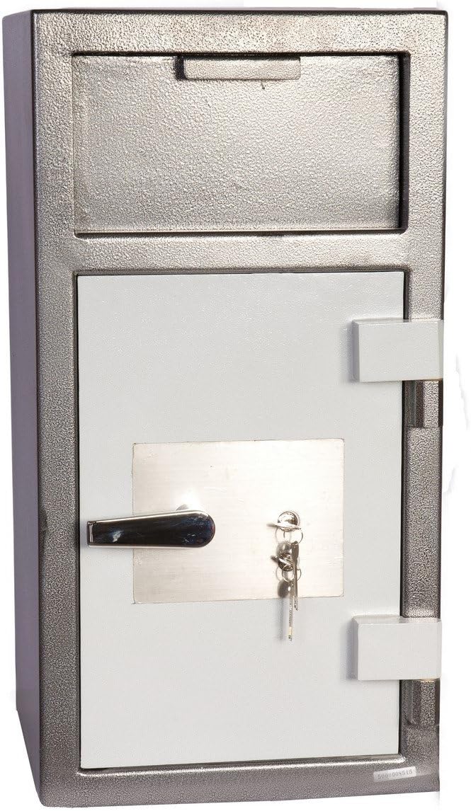 Amazon.com : Drawer Safe, Steel, Key Lock, Black : Cash Boxes : Office ...