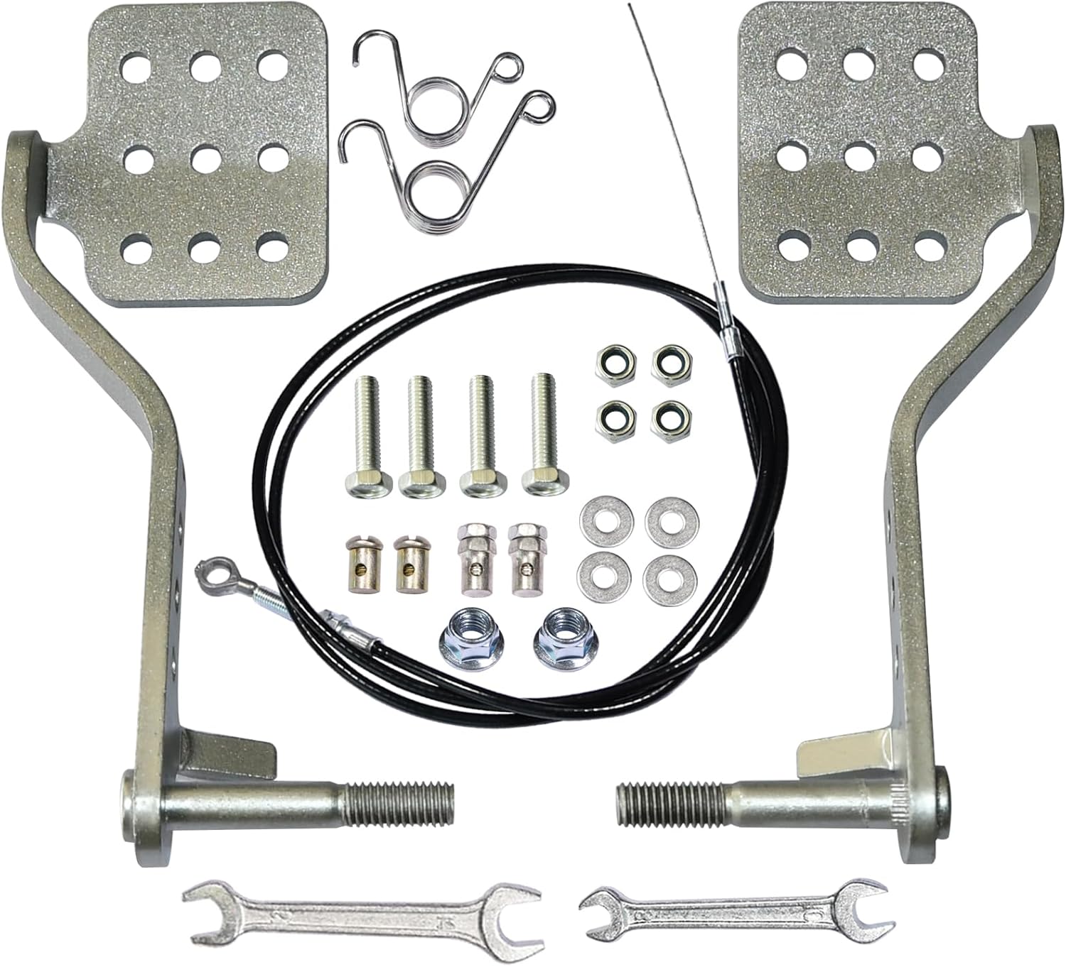 Amazon.com: JNDO Go Kart Pedals Kit Brake Throttle Pedals 71" Cable ...