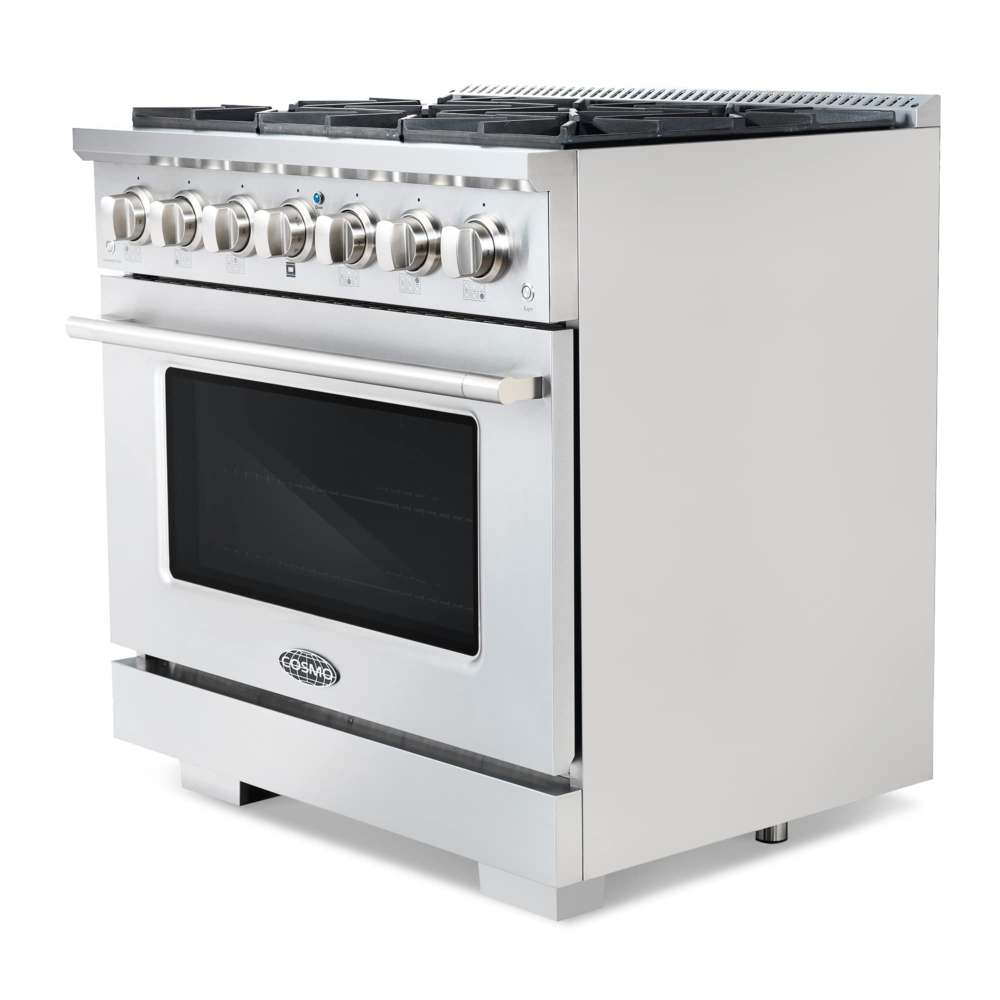Buy Cosmo GRP366 36 in. Freestanding Gas Range with 6 Sealed Burner ...