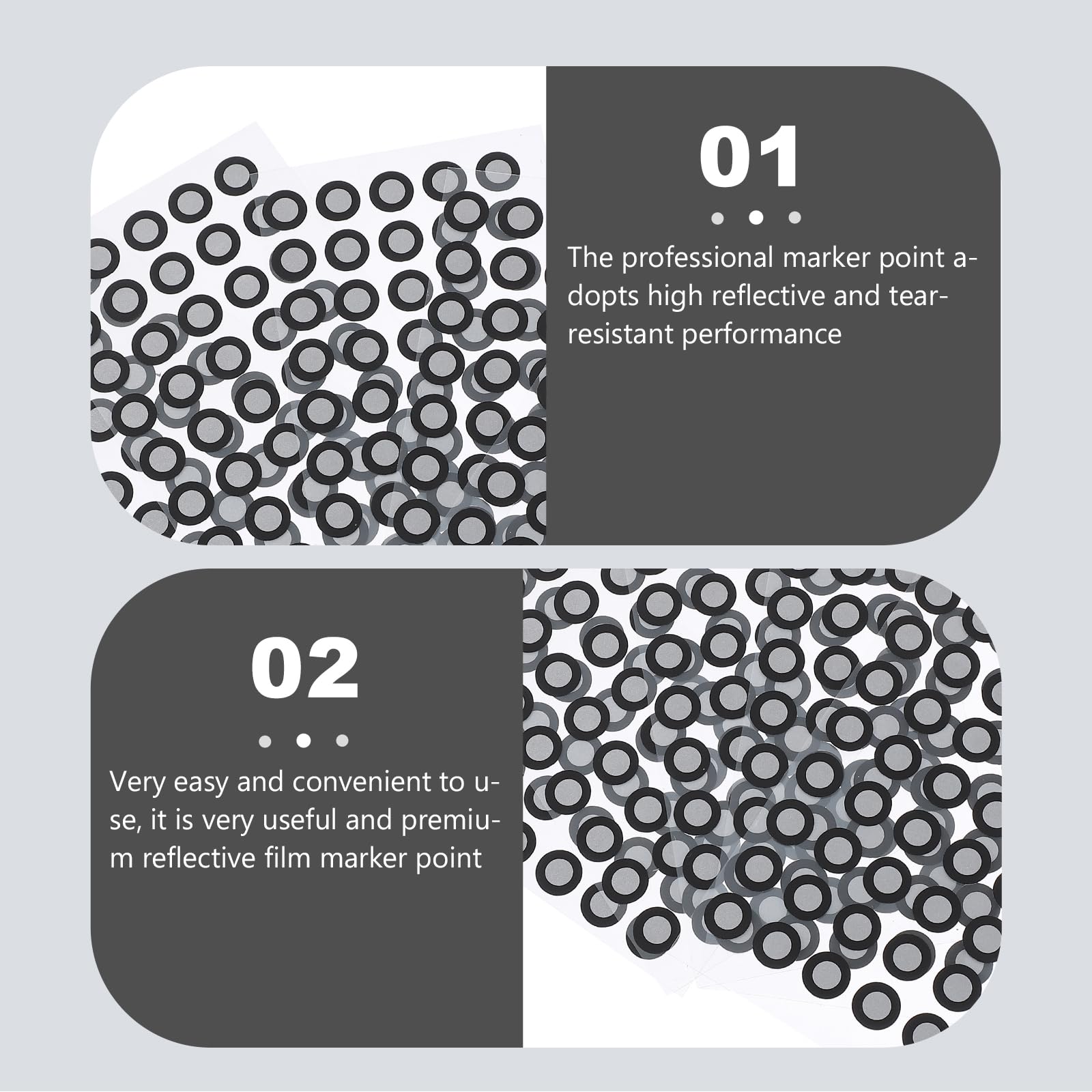 Snapklik.com : POEMYSIR 3D Point Reflective Reference Points Film ...