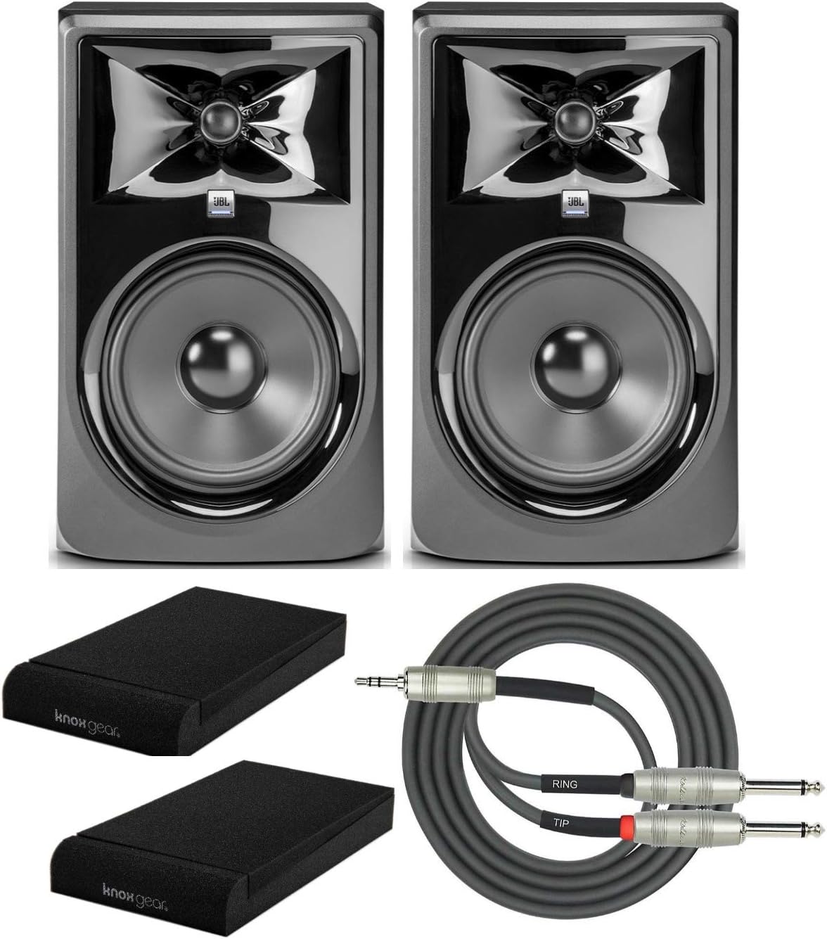 Amazon.com: JBL 308P MkII Powered 8-inch Two-Way Studio Monitor (Pair ...