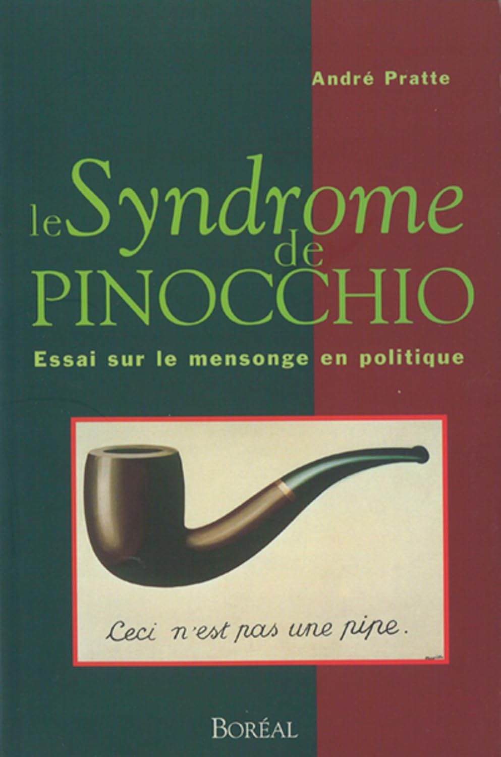 Amazon.com: Le Syndrome de Pinocchio: 9782890528215: Pratte, André: Books