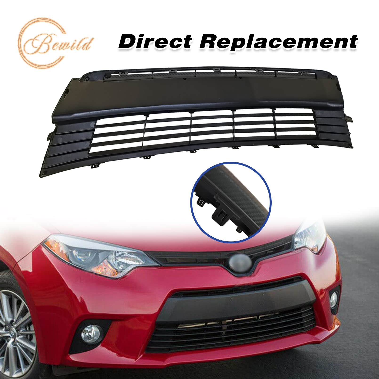 Front Bumper For 2014 Toyota Corolla
