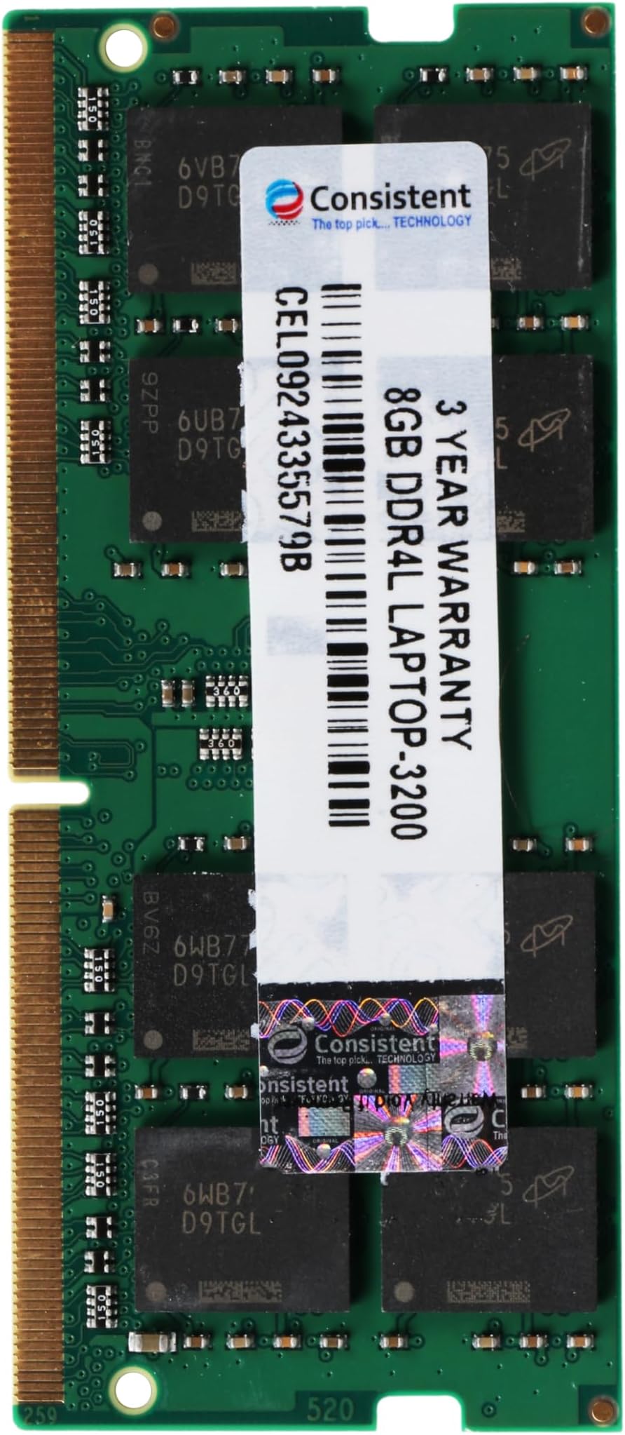 Amazon.in: Buy Consistent 8GB DDR4 RAM 3200Mhz Laptop RAM, Plug-and ...