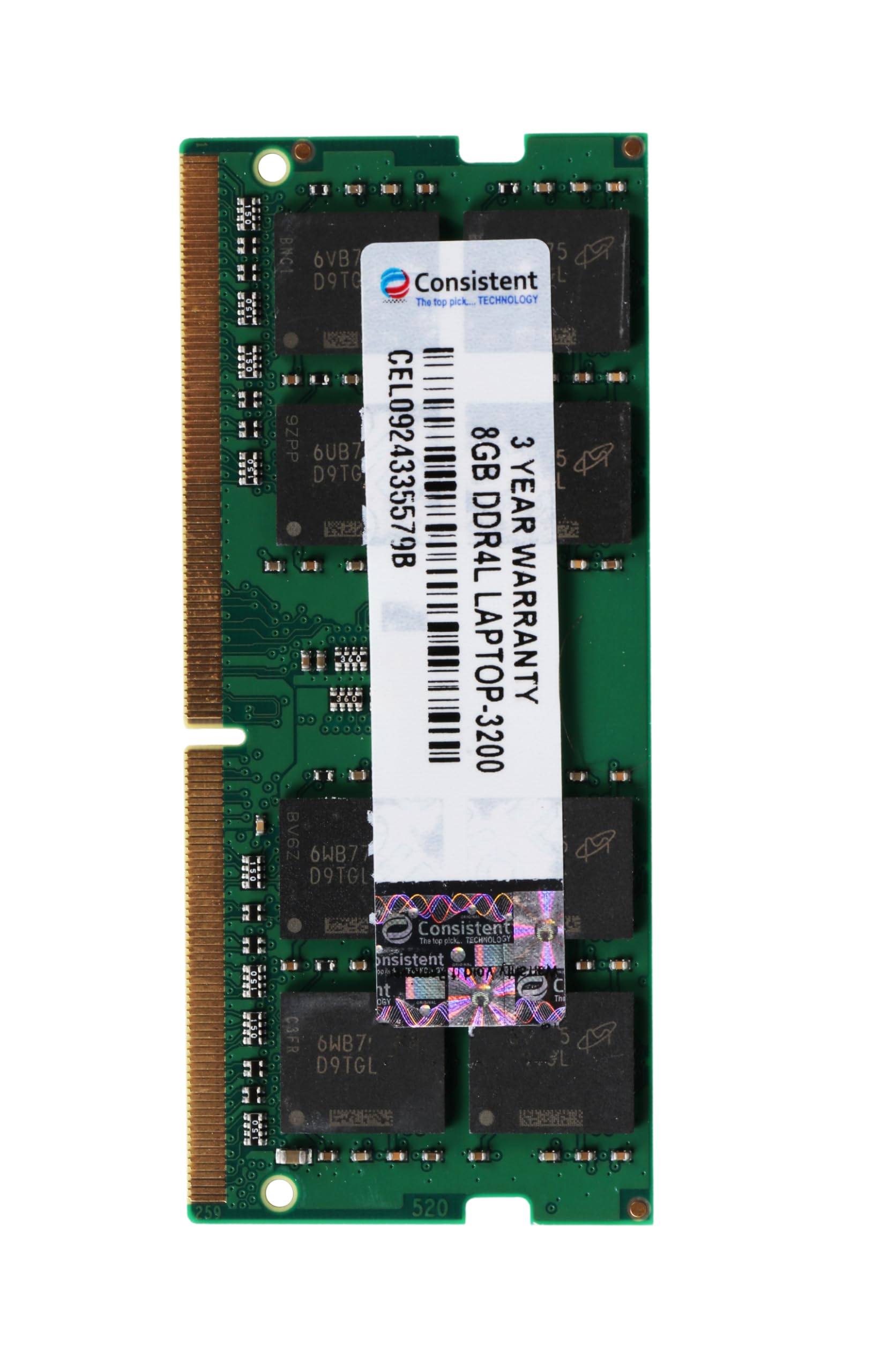 Amazon.in: Buy Consistent 8GB DDR4 RAM 3200Mhz Laptop RAM, Plug-and ...