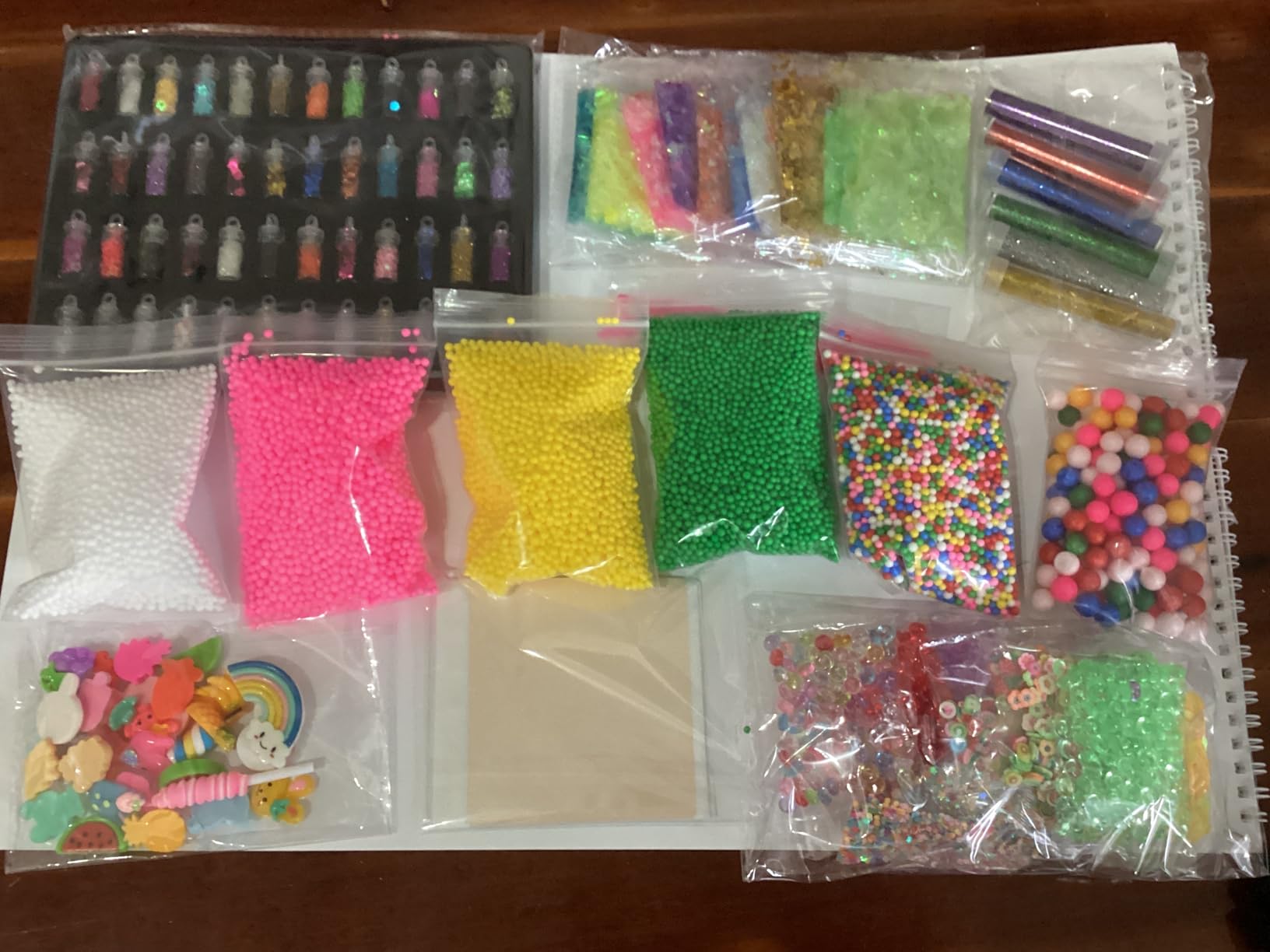 ywevyezc Slime Making Kit Supplier, 163 Pack Slime Mix Ins Accessories ...