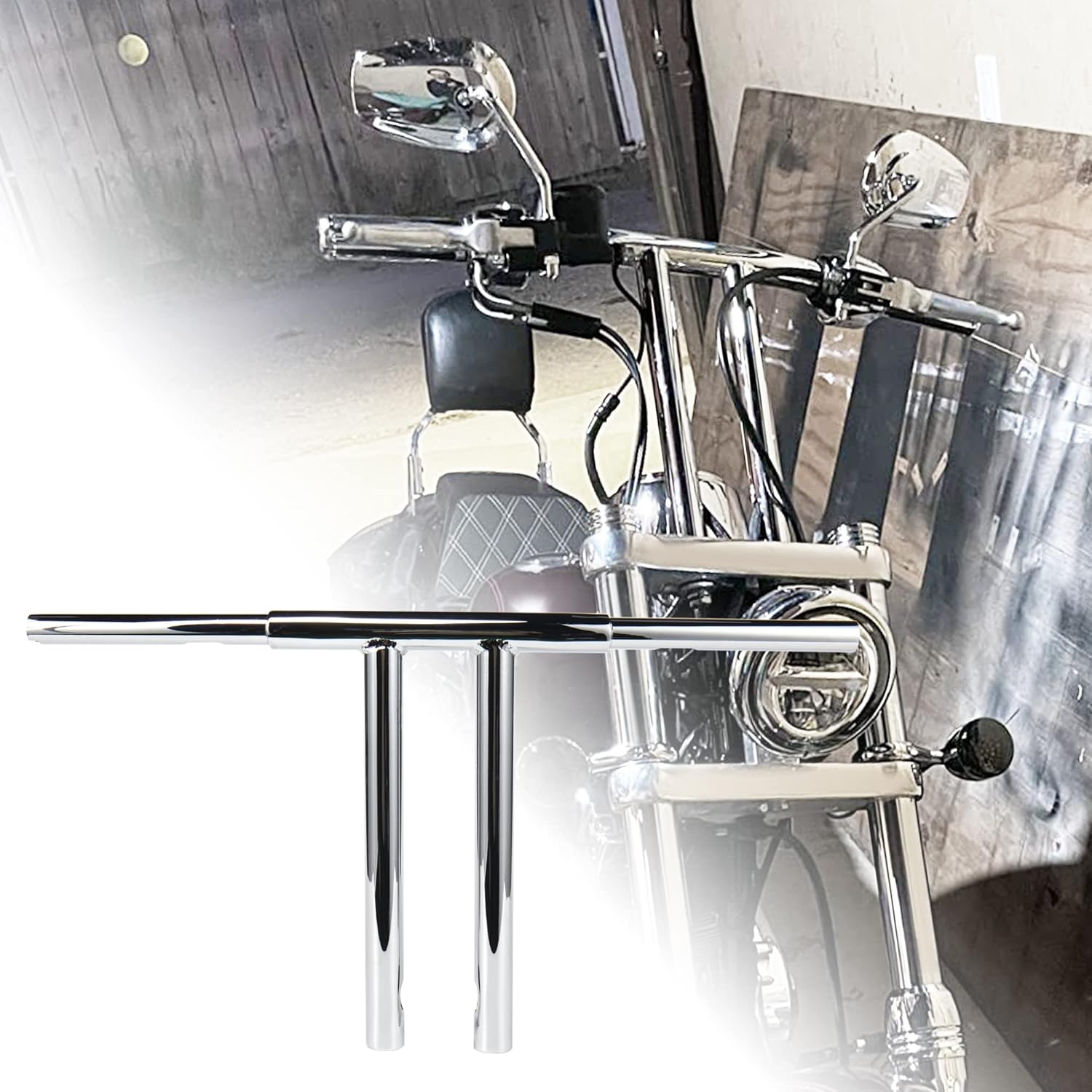 TIGERSGATE 14 inch Narrow T Bars handlebars for 1996-2017 Harley ...