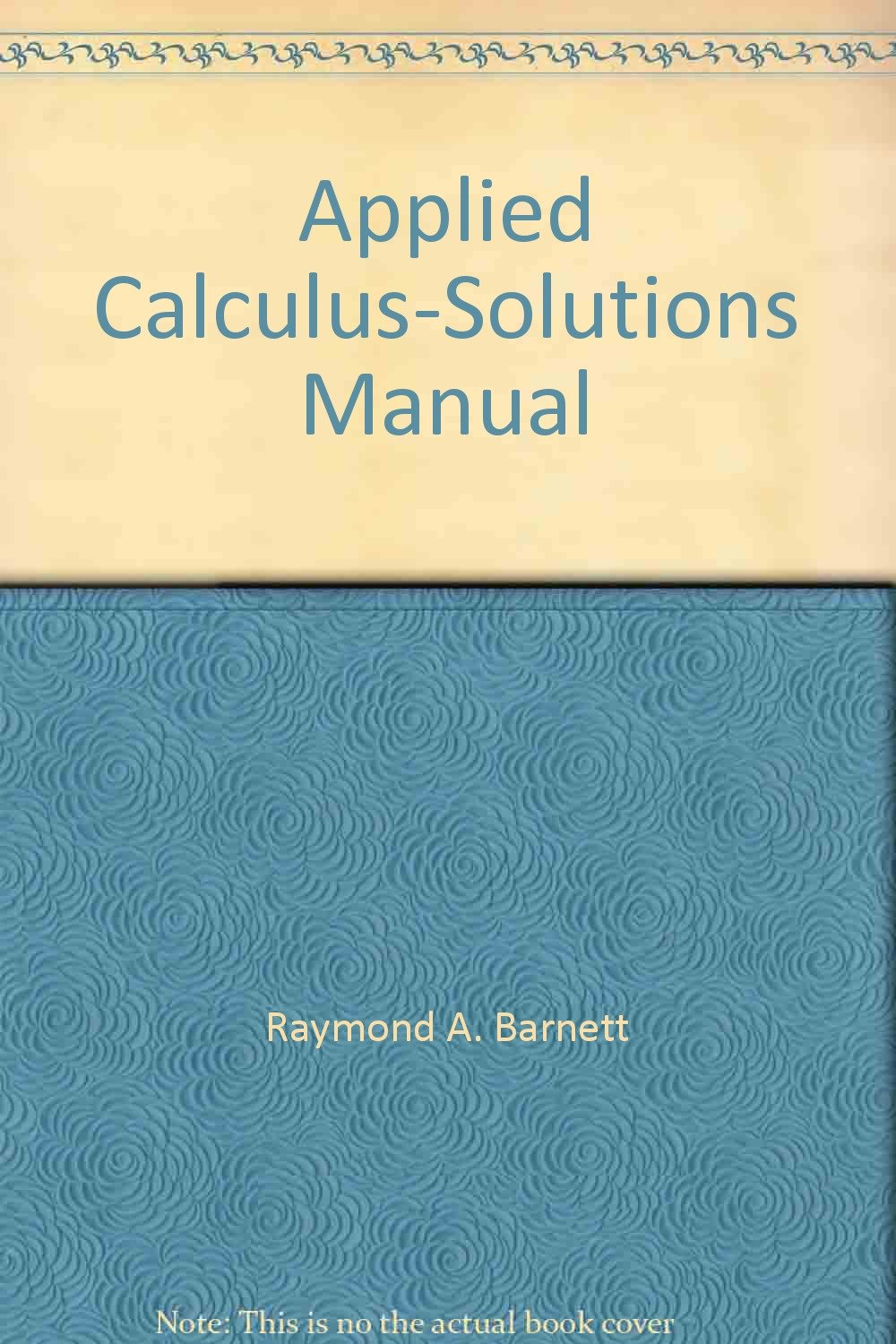 Amazon.co.jp: Applied Calculus-Solutions Manual : Japanese Books