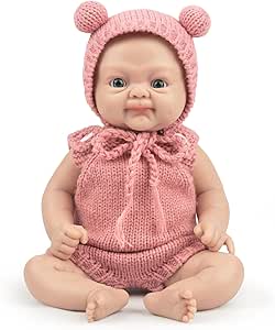 Amazon.com: Vollence 12 inch Full Silicone Baby Dolls Lifelike ...