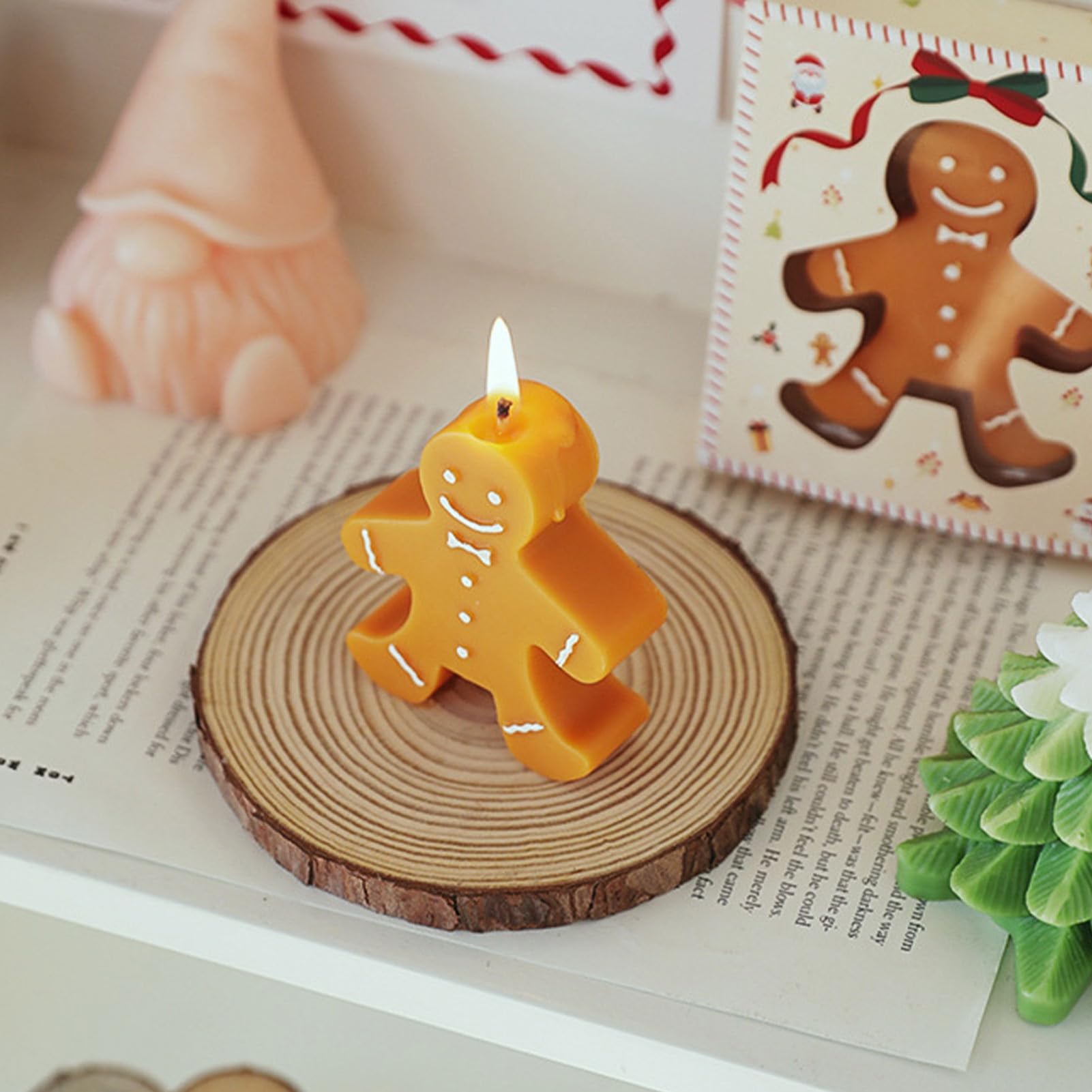 Avon Gingerbread Man Candle AVON VINTAGE GINGERBREAD Man Scented Pin