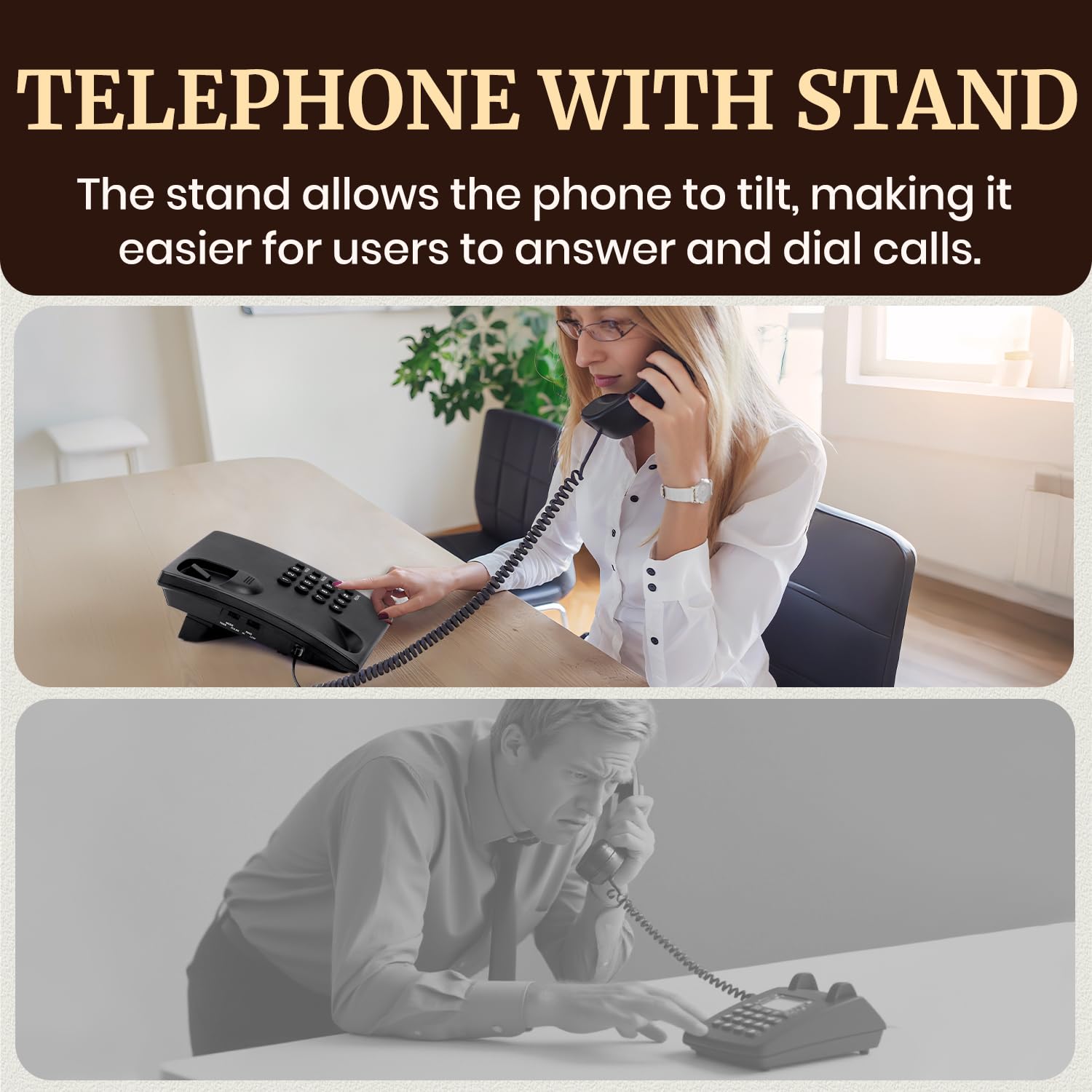 Snapklik.com : Landline Telephone For Home, Corded Phone For Landline ...