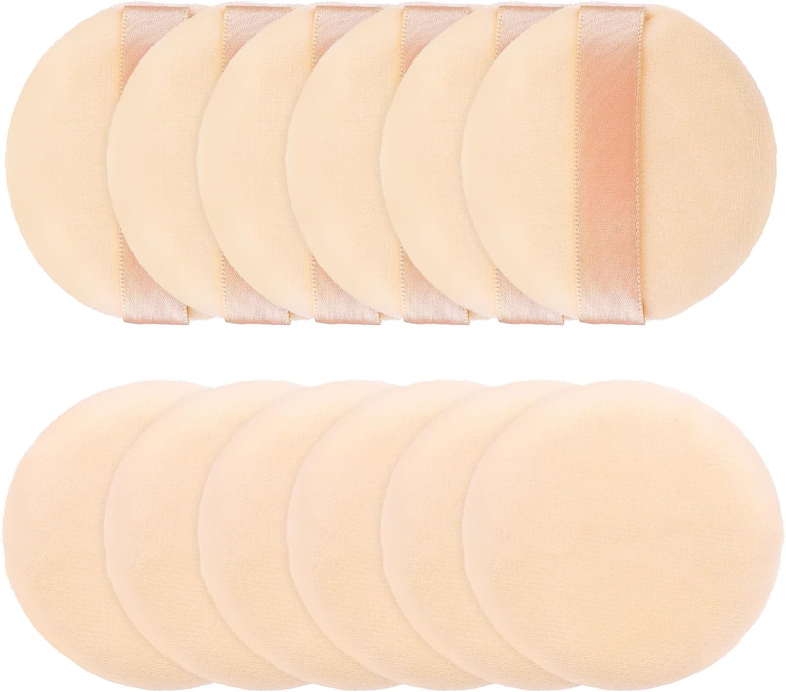 Amazon.com: Setting Powder Puff, 6 Pcs Soft Cotton Round Pressed Powder ...