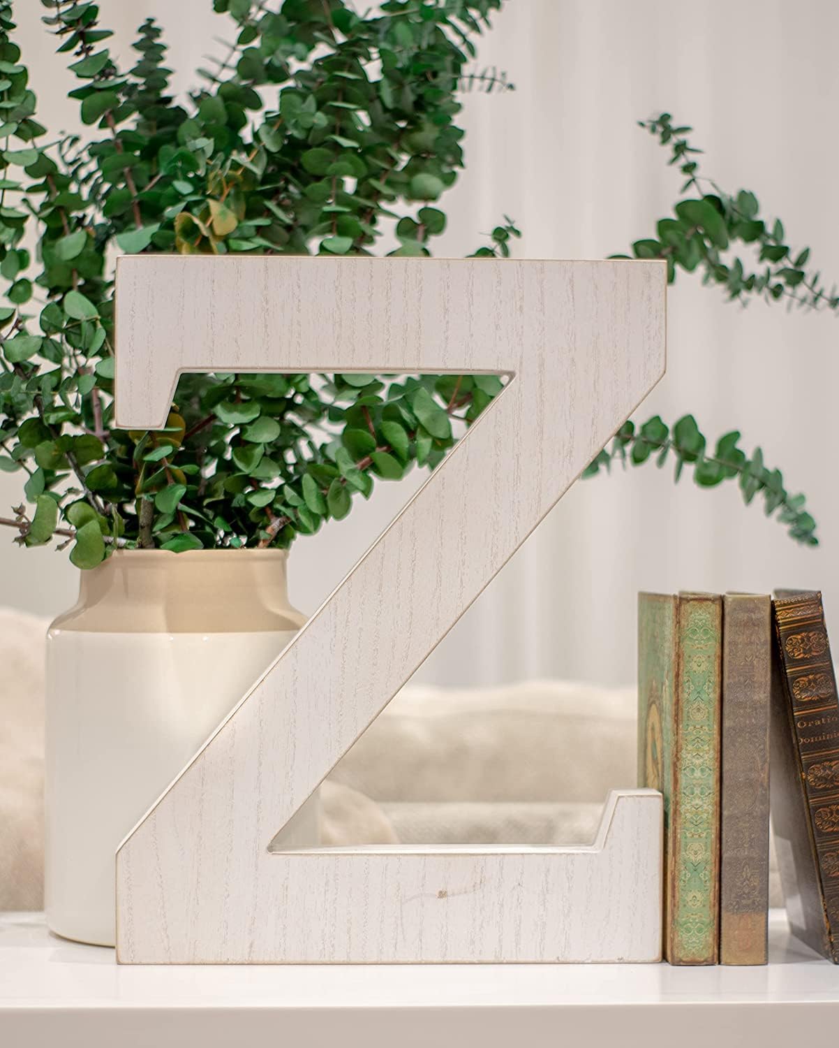 Snapklik.com : BARNWOODUSA Rustic Large Alphabet Letters - Standing ...