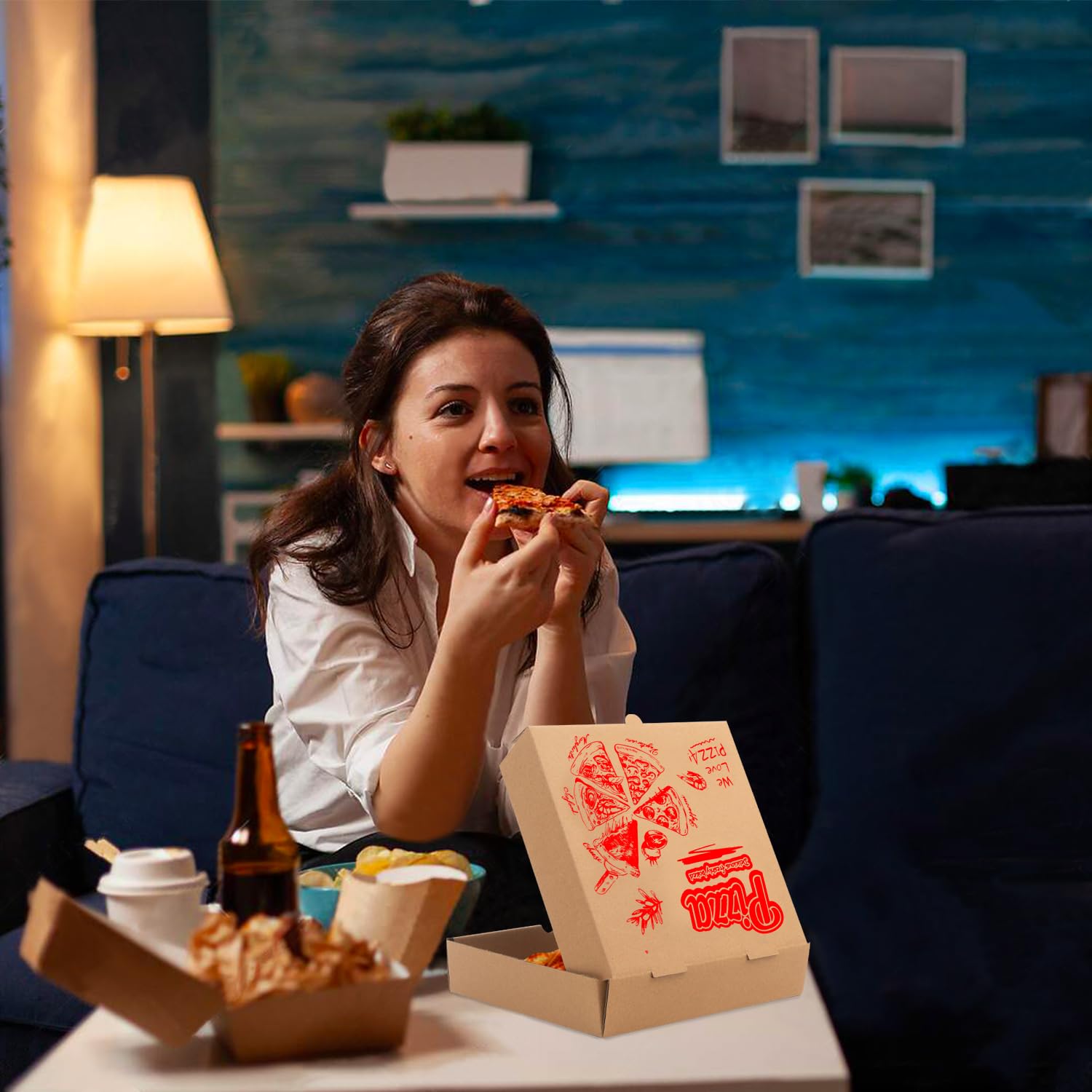 Snapklik.com : Pizza Boxes,15 Pack Pizza Boxes Cardboard Pizza Boxes ...