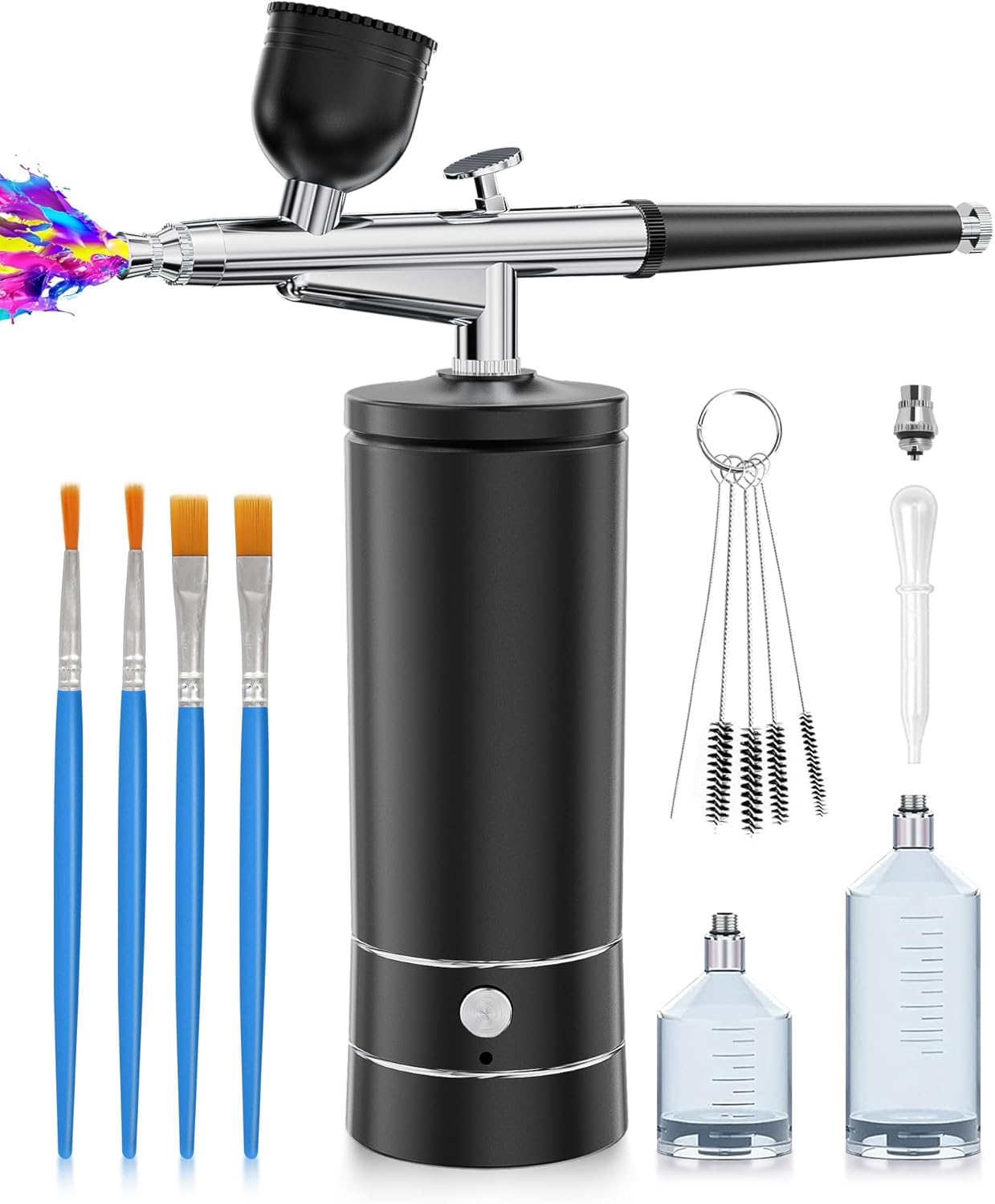 Amazon.com: Airbrush Kit with Compressor, Portable Airbrush for Nails ...