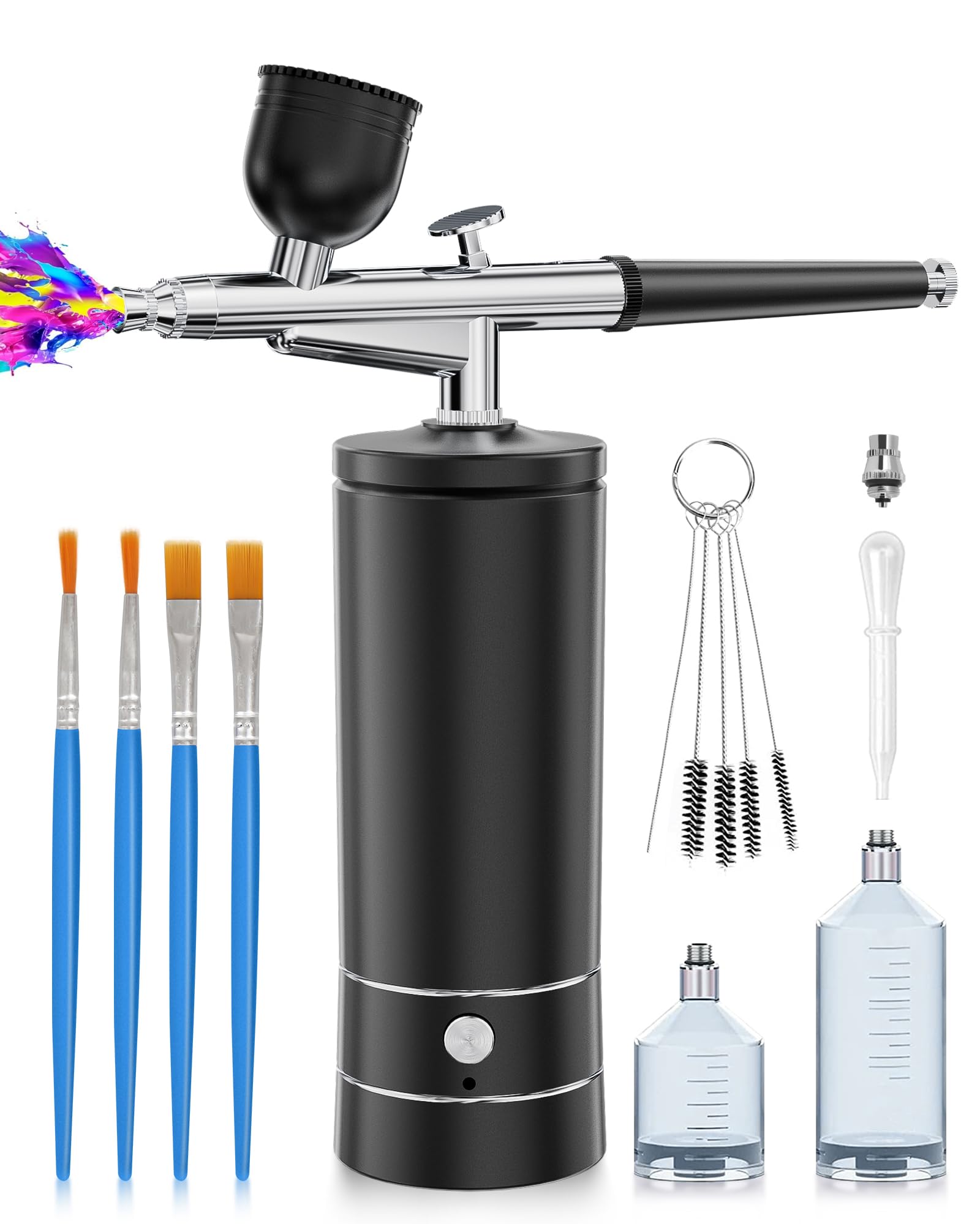 Amazon.com: Airbrush Kit with Compressor, Portable Airbrush for Nails ...