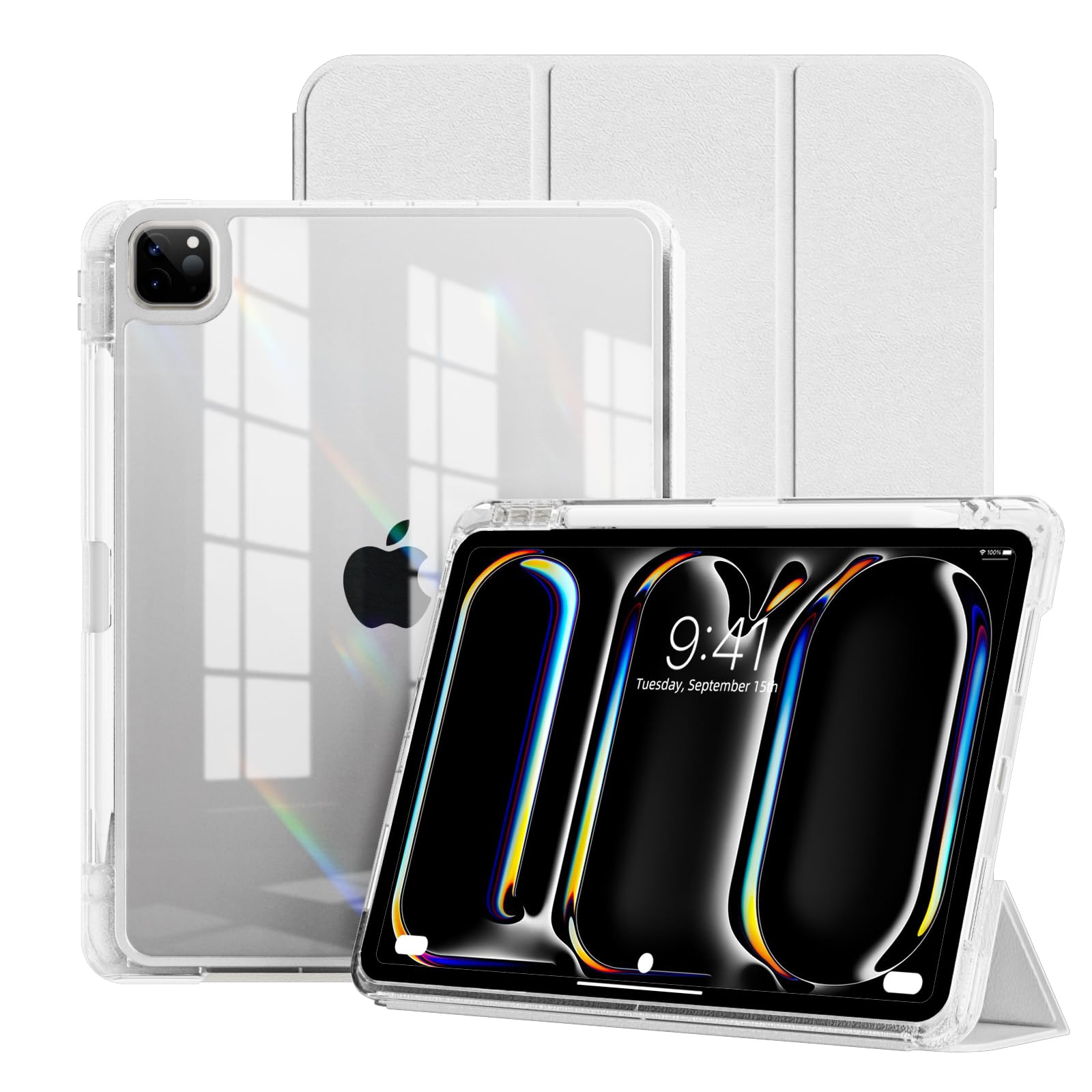 Amazon.com: GKABXY New Case for iPad Pro 11 Inch (M4) 2024 with Pencil ...