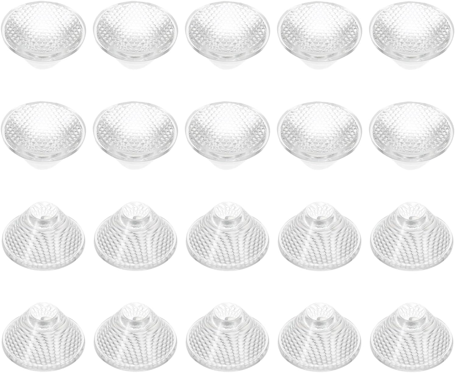 PATIKIL 45 Degree 20mm High Power LED Lens, 20 Pcs LED Reflector ...