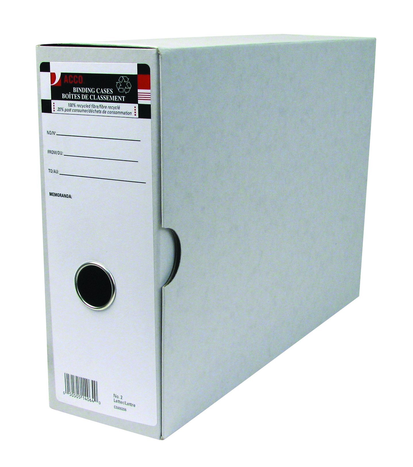 ACCO No. 2 Letter Size Binding Cases, 3.5-Inch Arch Capacity, 12.5 x 3. ...