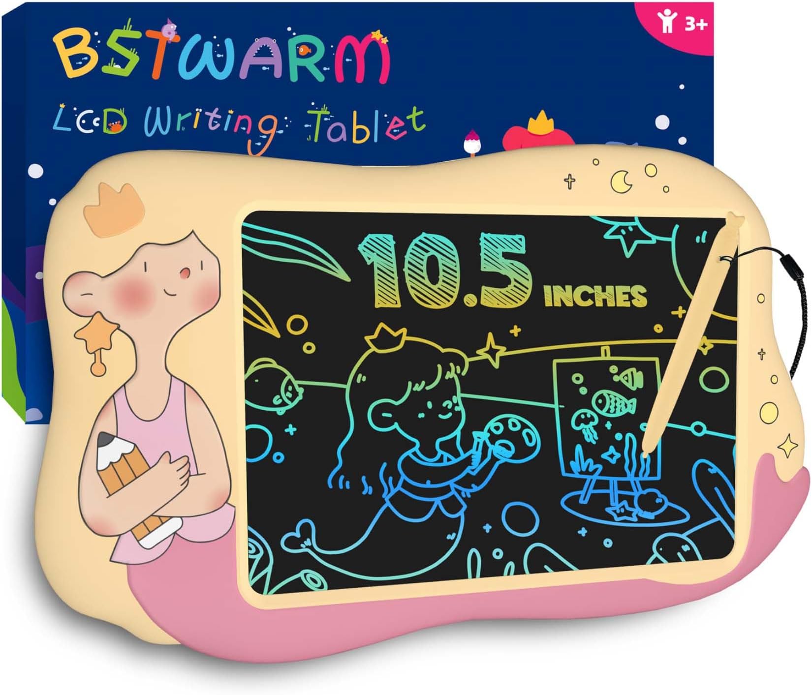 Amazon.com: LCD Writing Tablet Doodle Board: 10 Inch Colorful Drawing ...