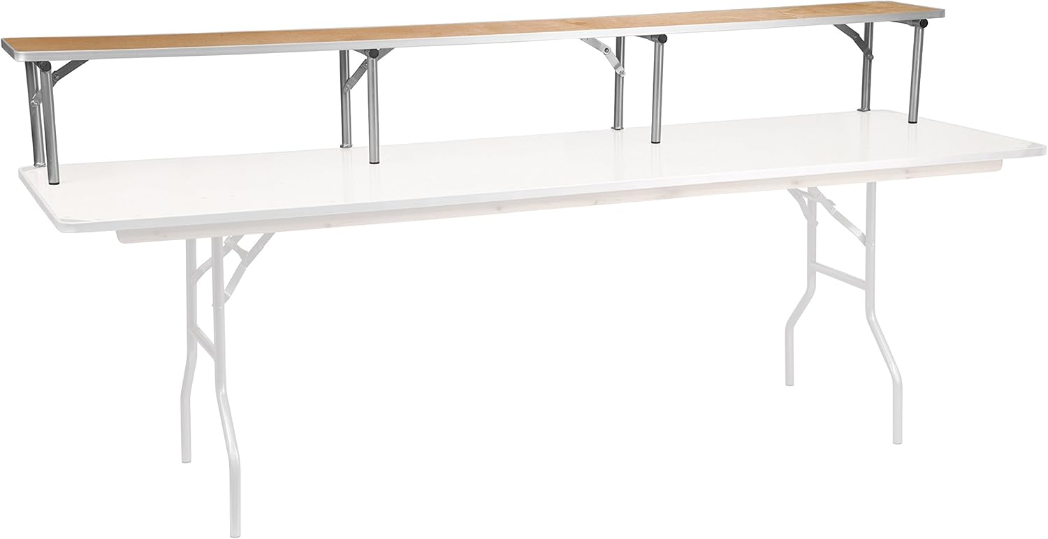 Amazon.com: Flash Furniture 96'' x 12'' x 12'' Birchwood Bar Top Riser ...