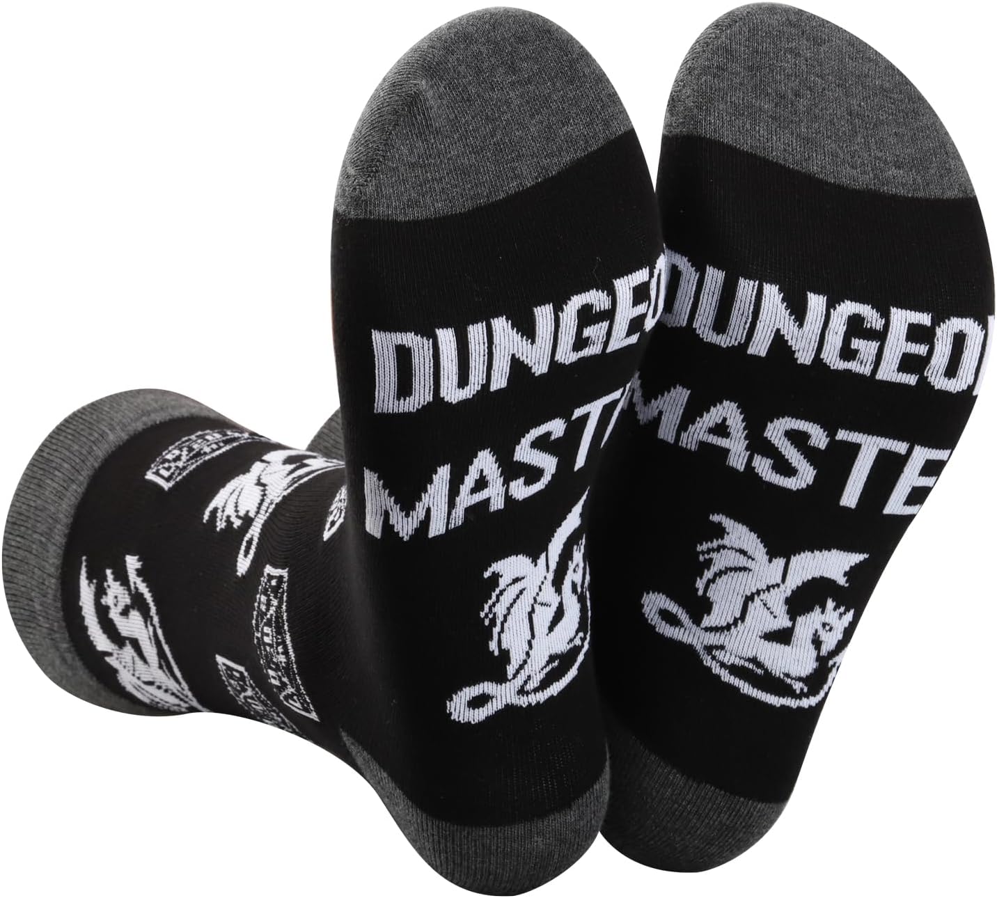 Amazon.com: BDPWSS Dragon Socks 2 Pairs D20 Tabletop Role Playing Game ...