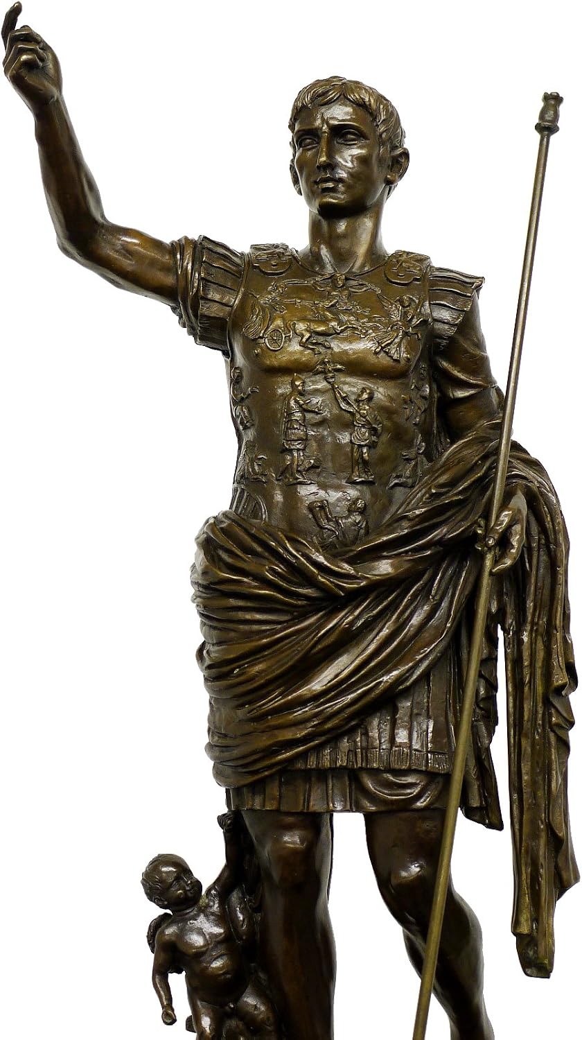 Kunst & Ambiente Mythological Bronze Figure - Julius Caesar - Signed ...