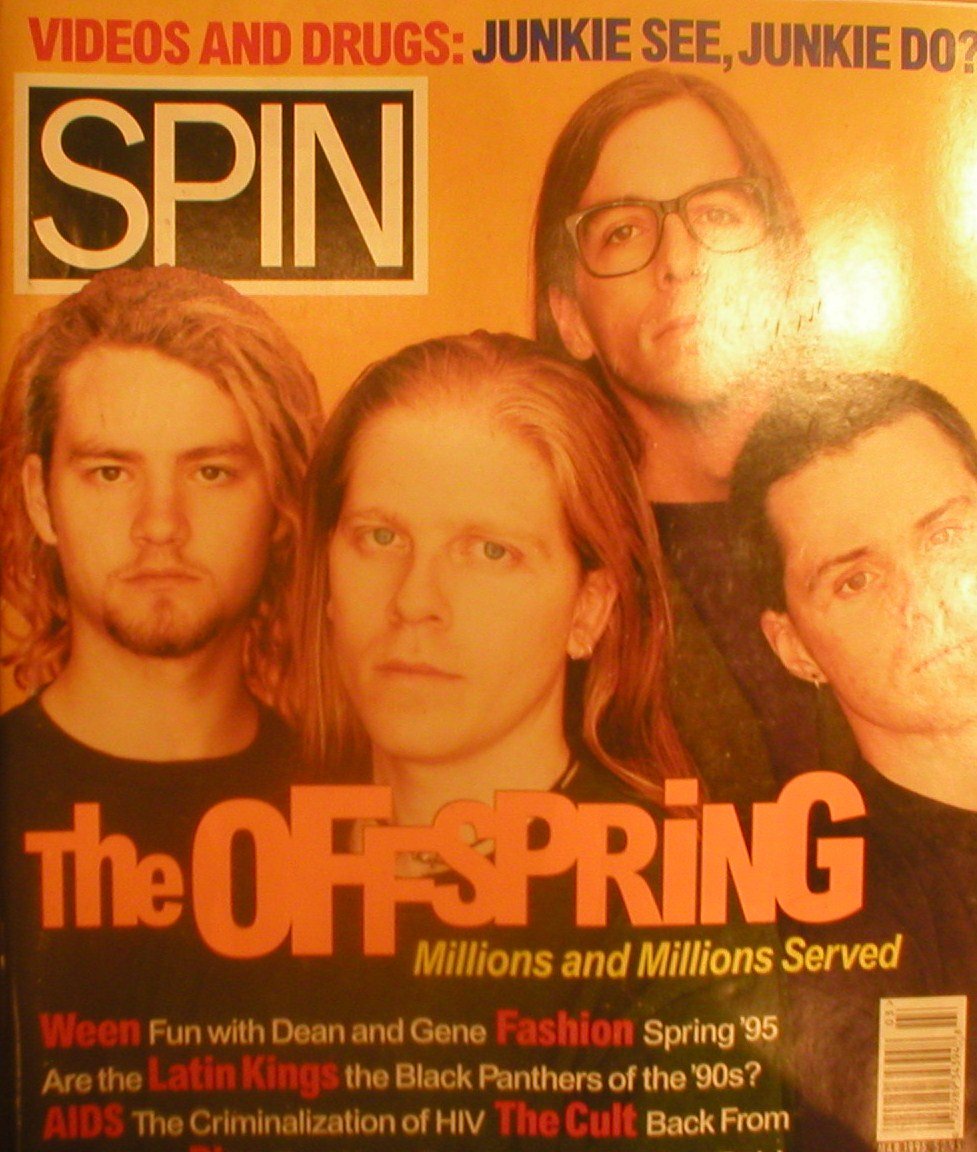Spin Magazine March 1995 Offspring (Single Back Issue): Spin: Amazon ...