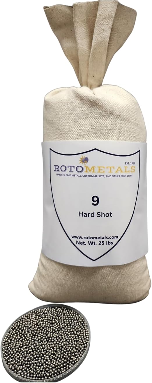 Amazon.com : Roto Metals Lead Shot #9 - Bulk Lead Shot for Reloading ...