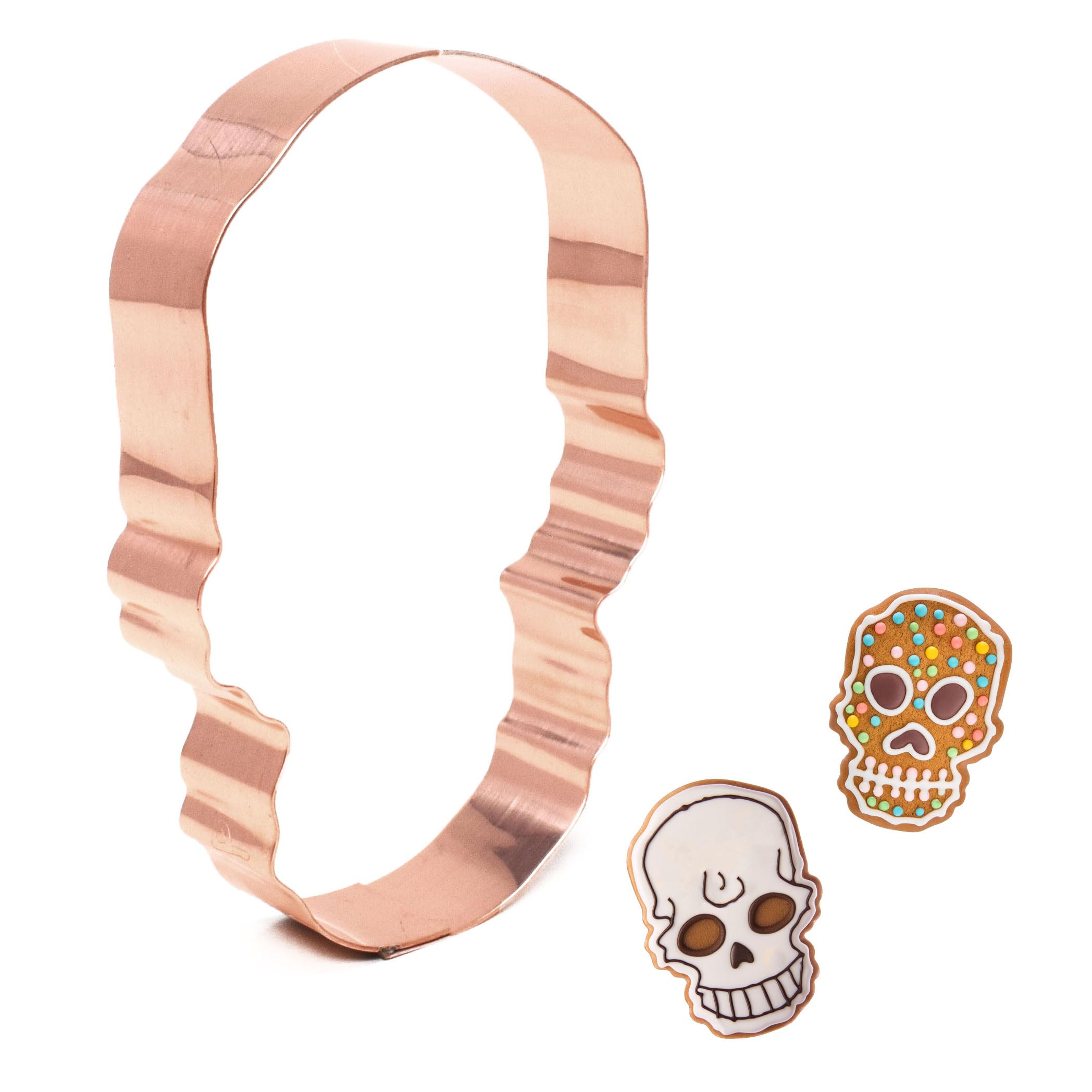 Amazon.com: Boney Anatomical Spooky Halloween Skull Copper Cookie ...