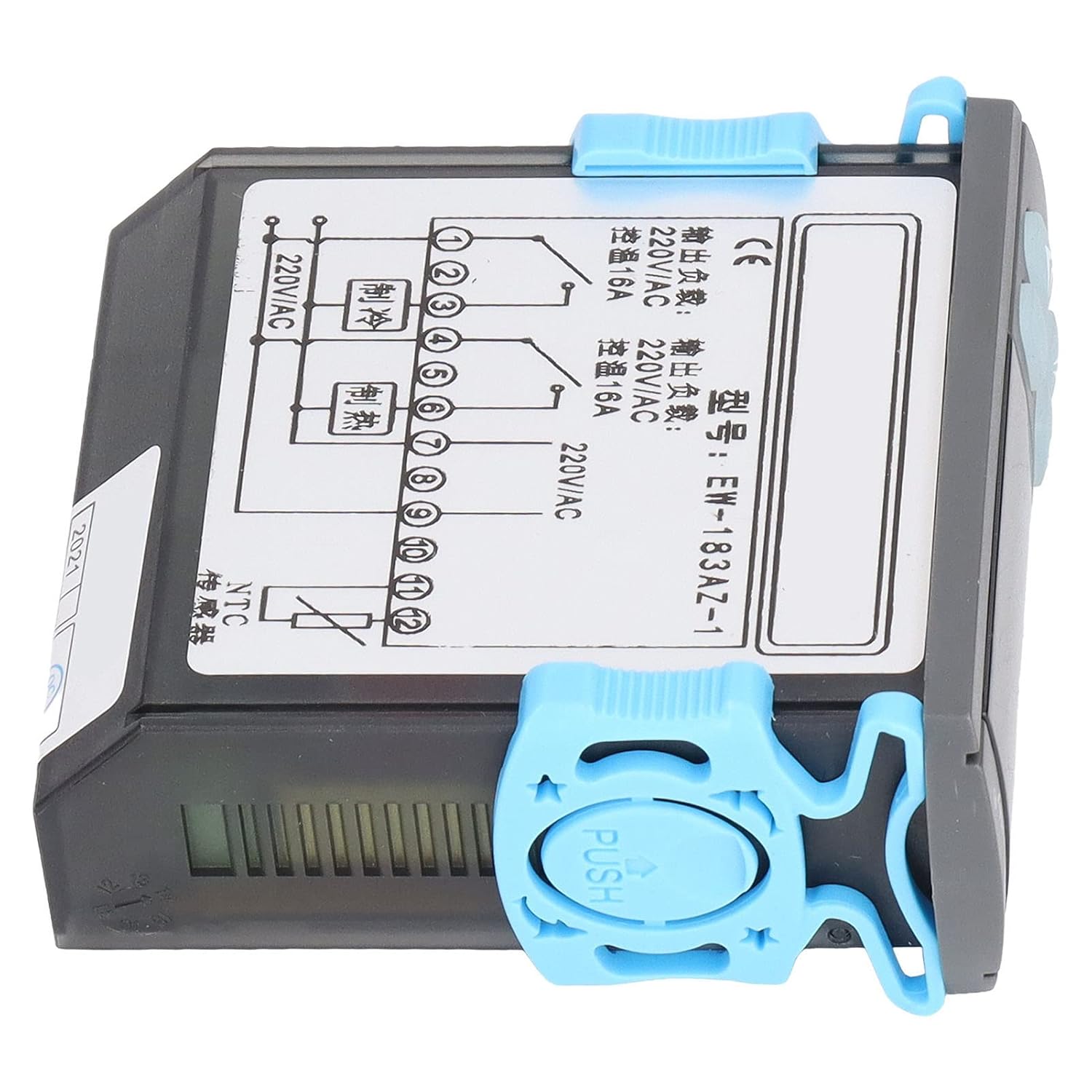 Digital Thermostat Wide Uses Ac220v Temperature Controller Abs Housing Easy Operation For Air