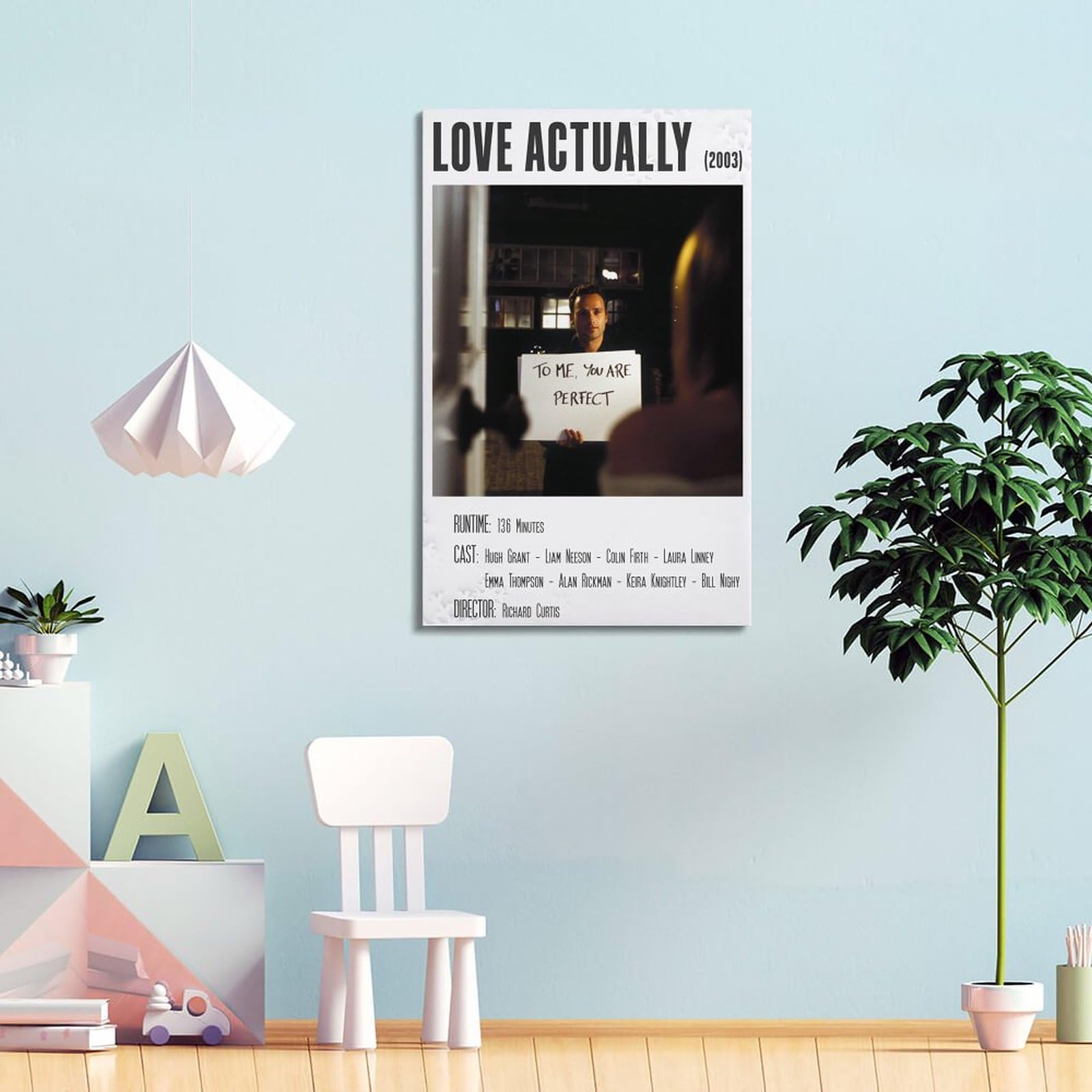 Liefde Eigenlijk Poster Love Met Hartje