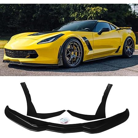 Amazon.com: NINTE Front Lip for 2014-2019 Chevrolet Corvette C7 ...